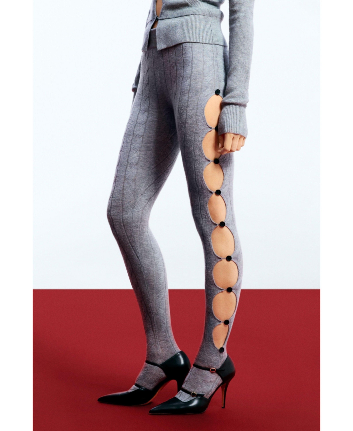 Click here for Desigual Womens Cashmere tights Egonlab - Gray prices