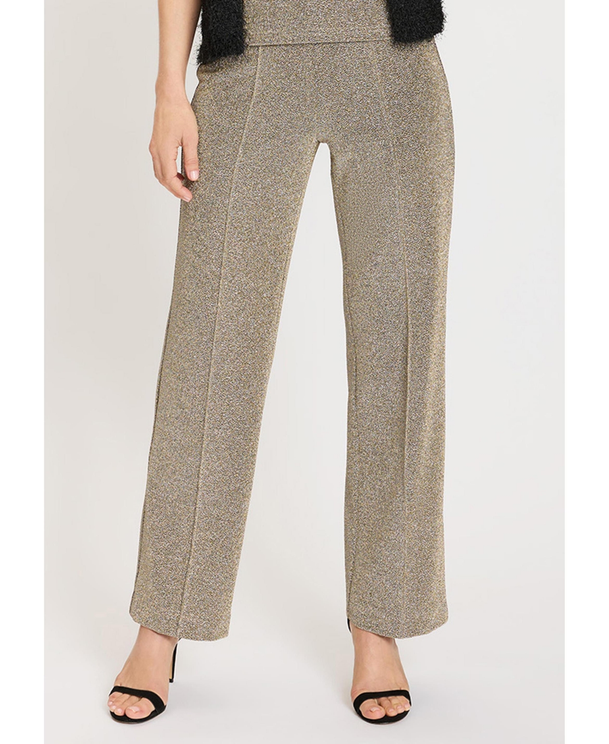 Click here for Olsen Womens Sparkle Pull-On Pant - Gold prices