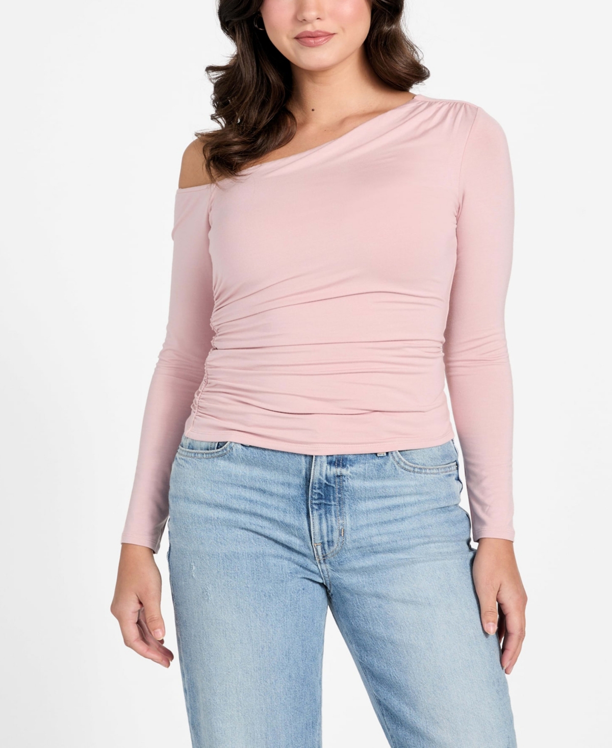 Click here for Guess Womens Kassadee Off-The-Shoulder Top - PALLI... prices