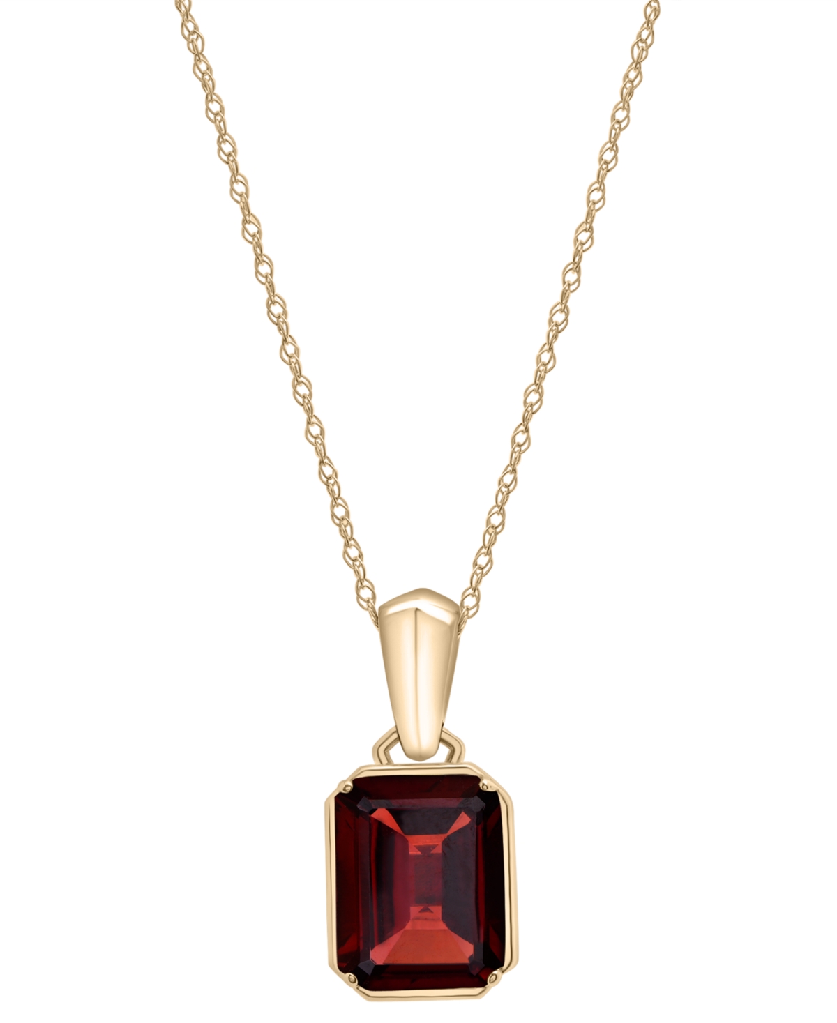 Click here for Macys Garnet (2-5/8 ct. t.w.) Drop Pendant Necklac... prices