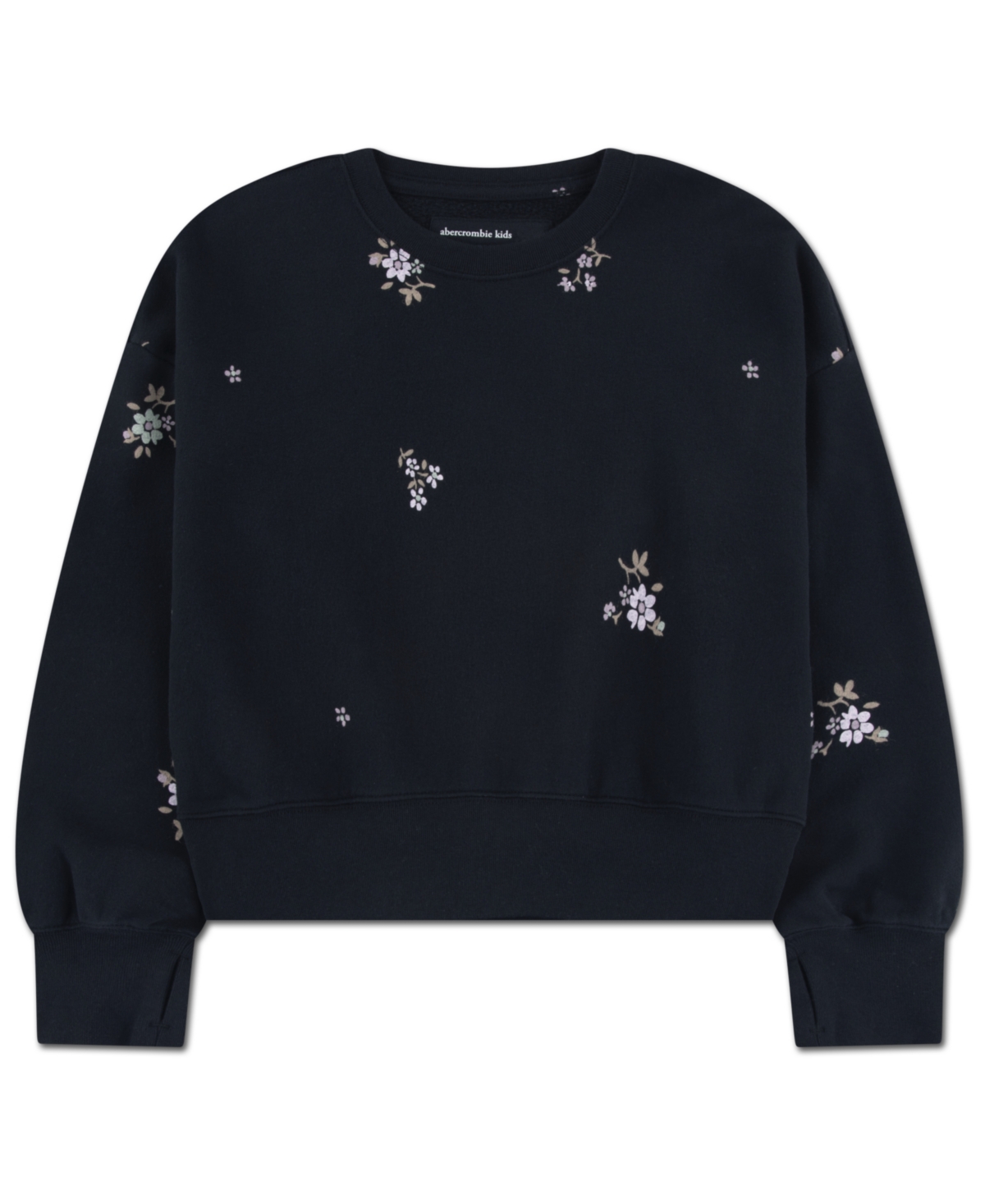Click here for abercrombie kids Girls Logo Print Crewneck Sweatsh... prices