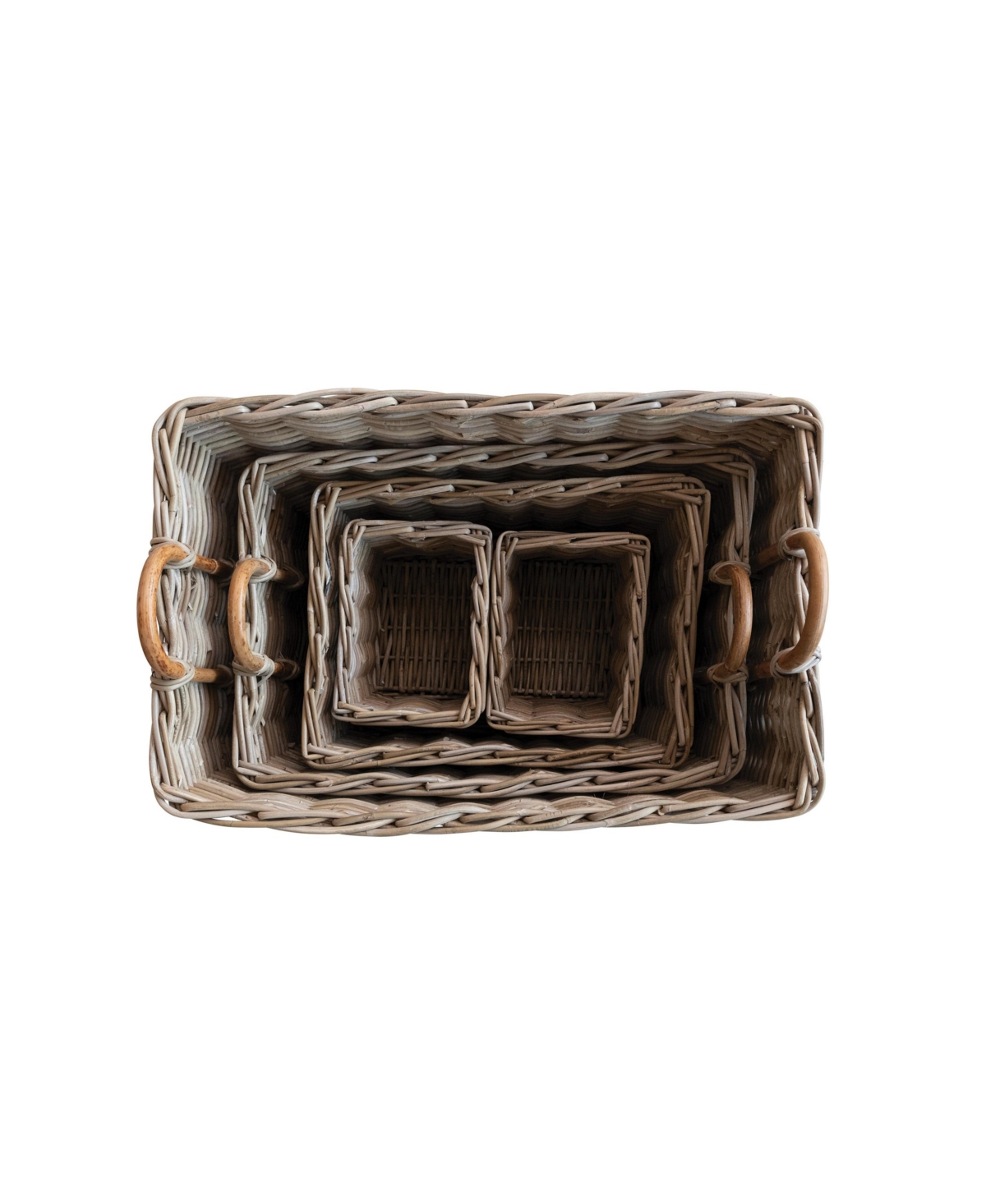 Click here for Storied Home Hand-Woven Rattan Trunks with Handles... prices