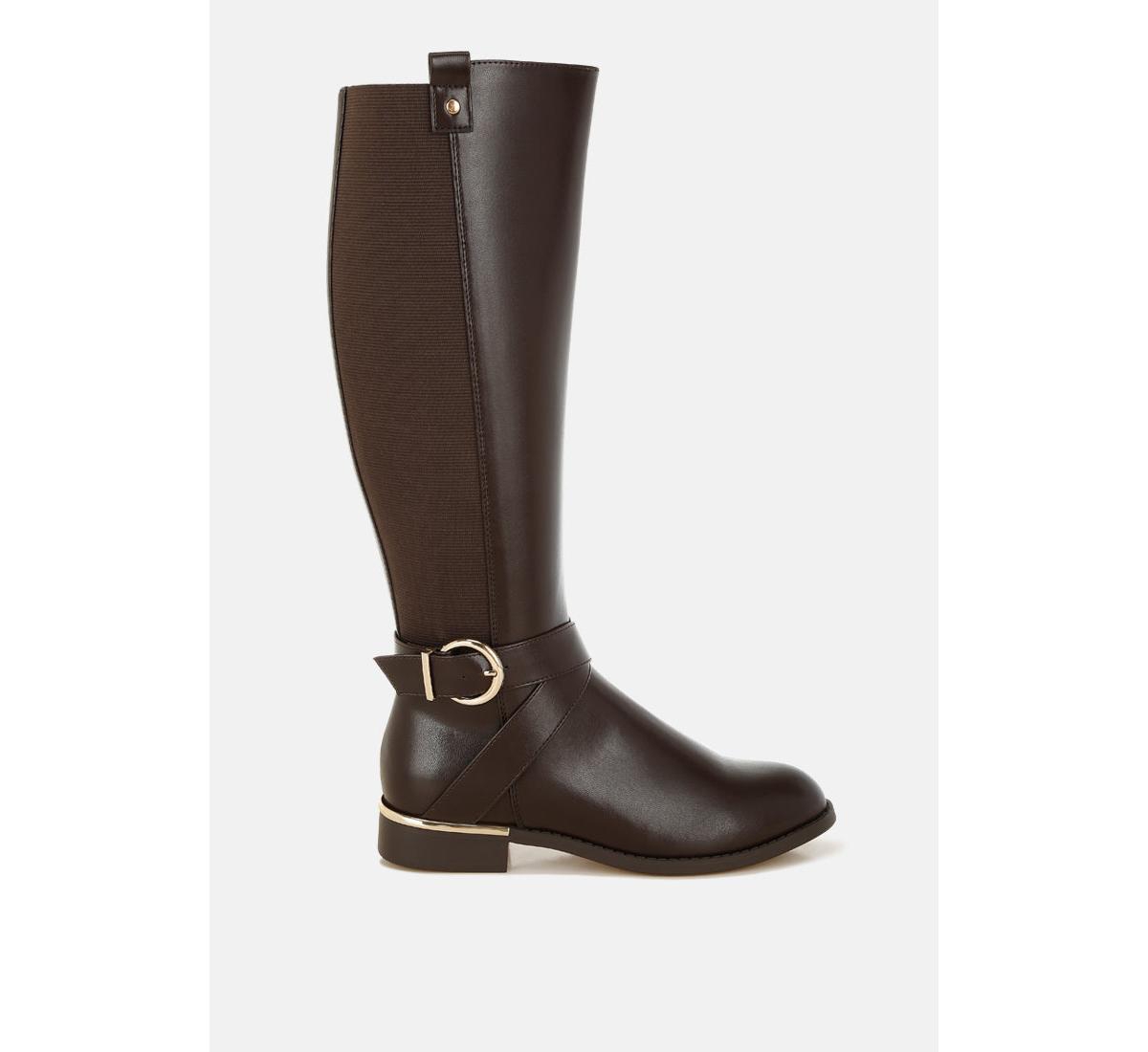 Click here for Snowed Riding Boots - Brown prices