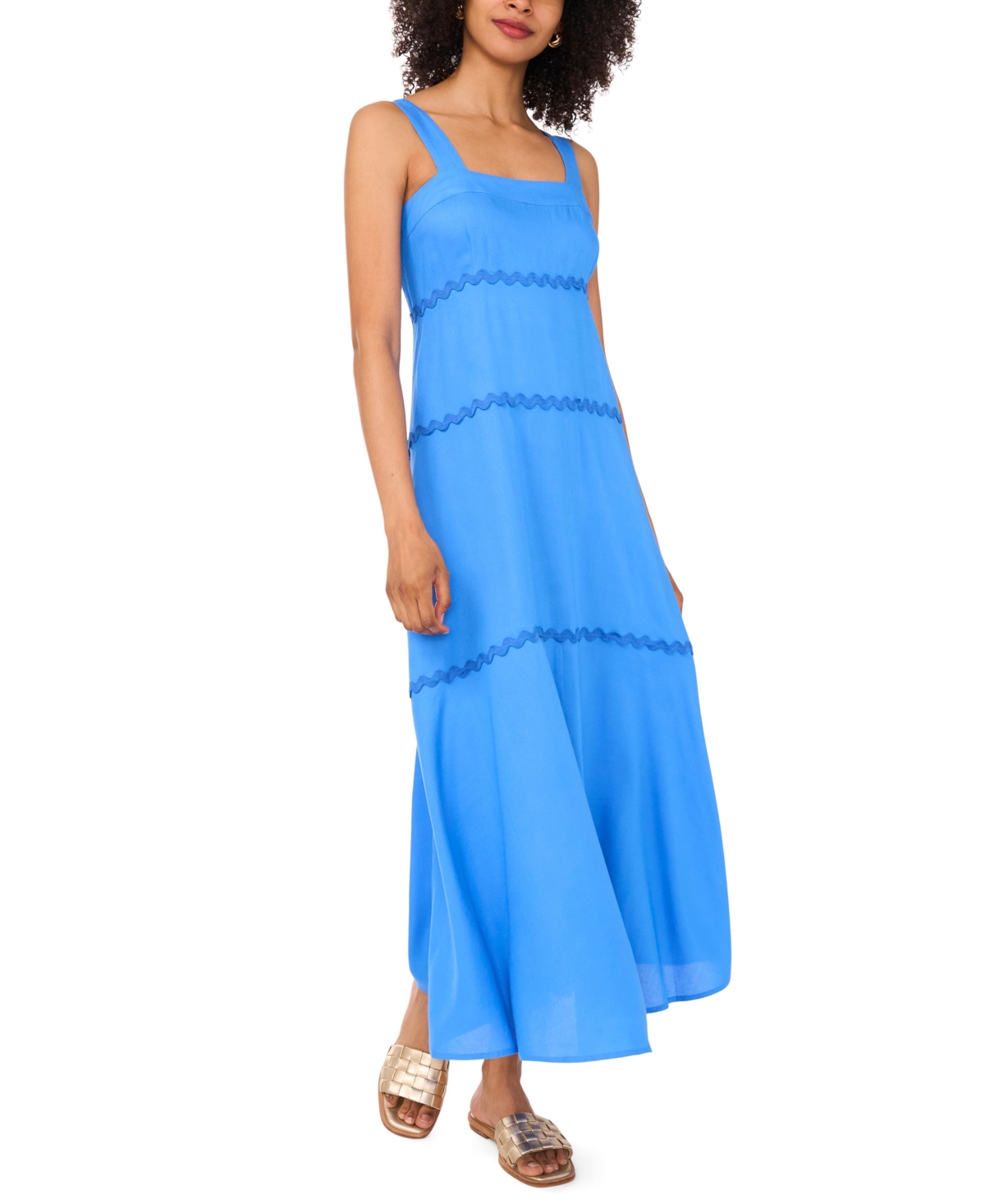 Click here for Vince Camuto Womens Sleeveless Tiered Maxi Dress -... prices