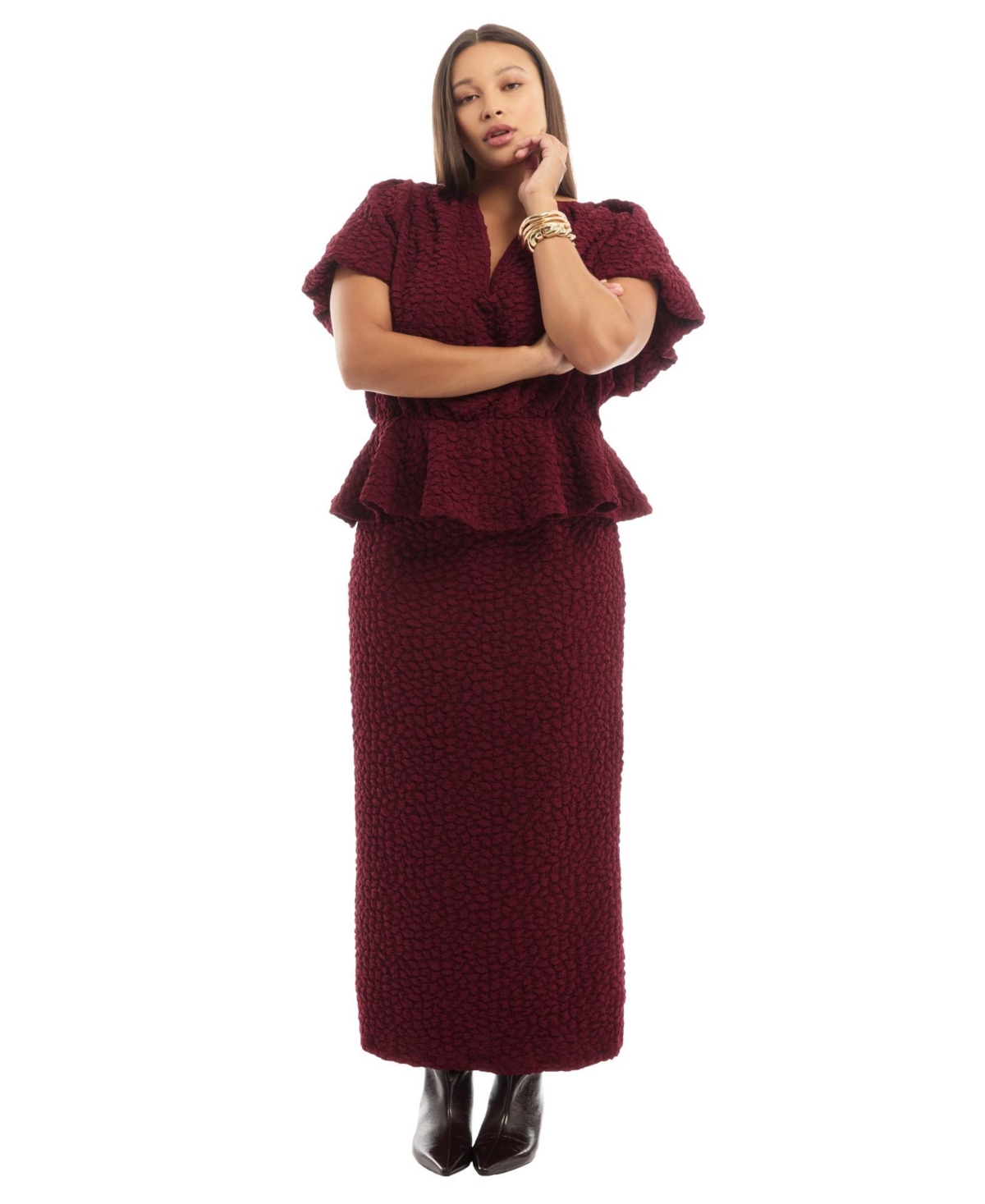 Click here for June + Vie Womens June + Vie Textured Knit Column... prices