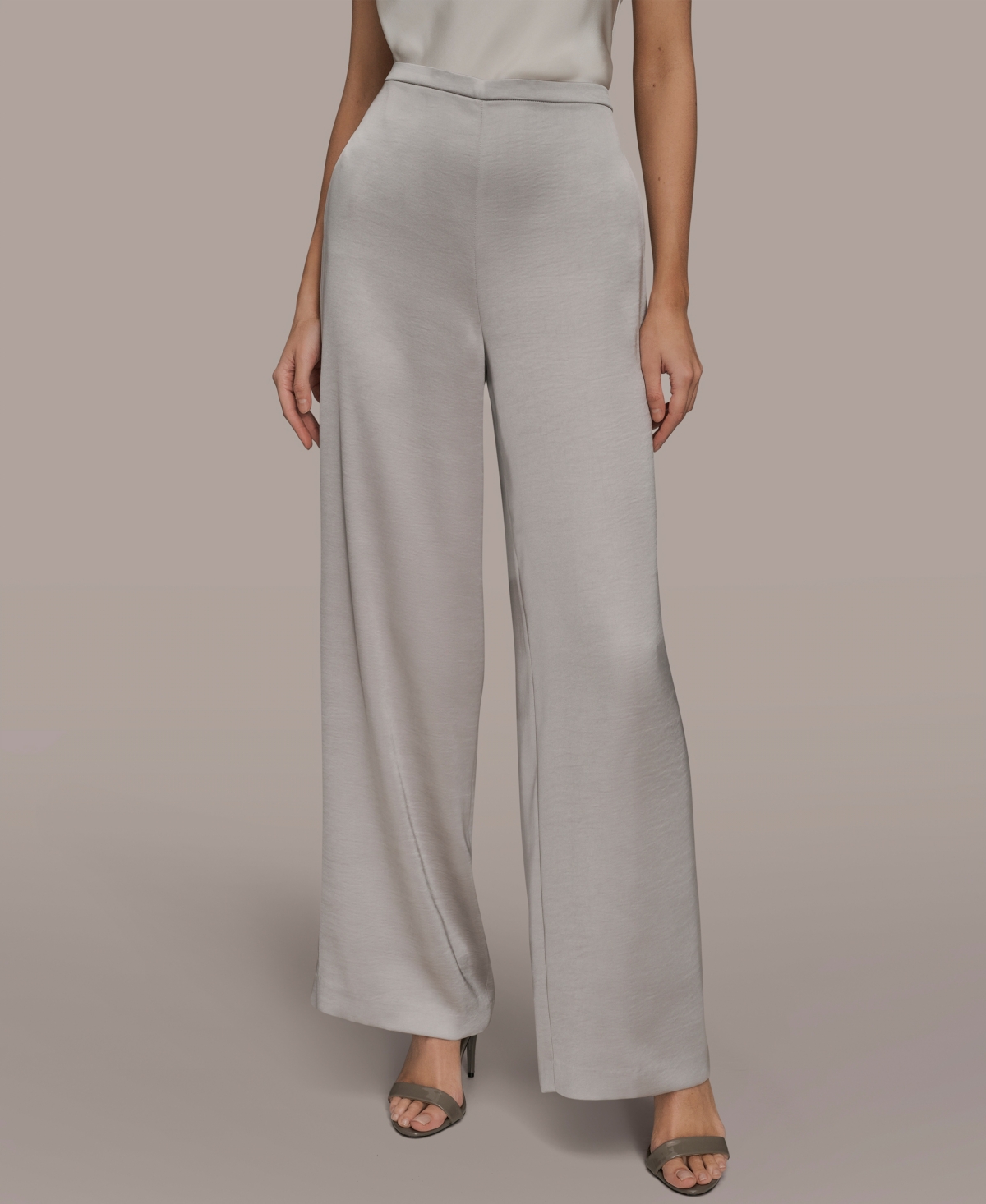 Click here for Donna Karan New York Womens Wide Leg Pull-On Pants... prices