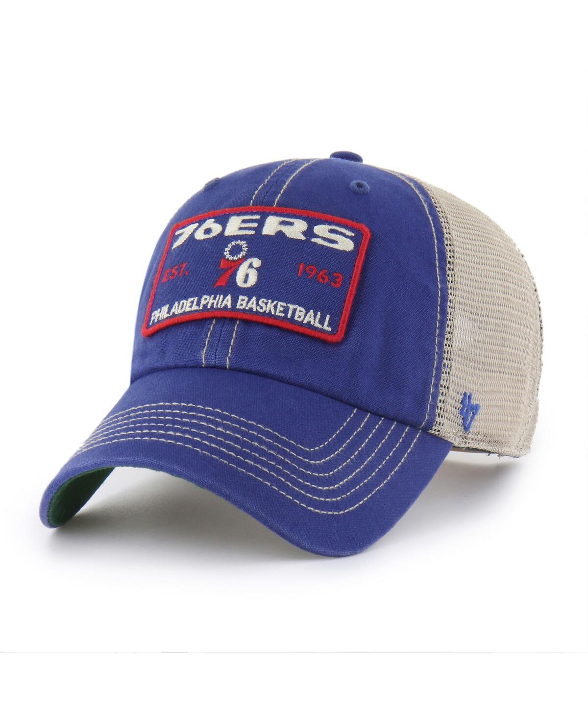 Click here for 47 Brand Mens Royal/Tan Philadelphia 76ers Wabash... prices
