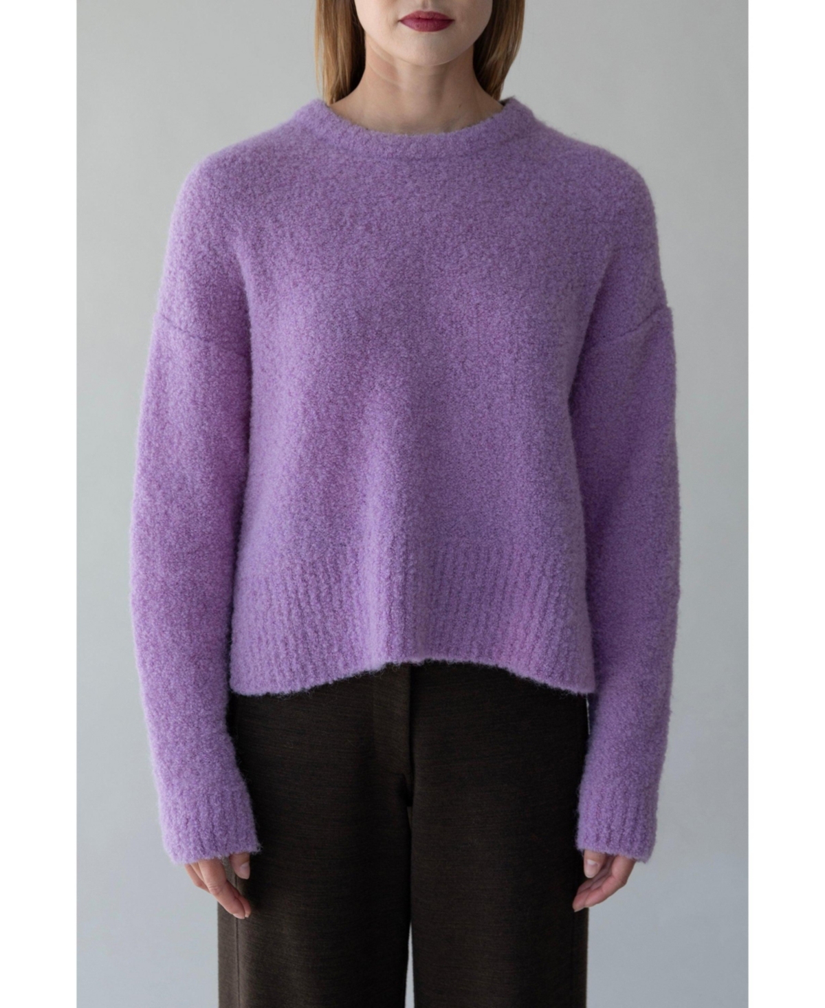 Click here for Sskein Womens Belle Boucle Pullover - Iris prices