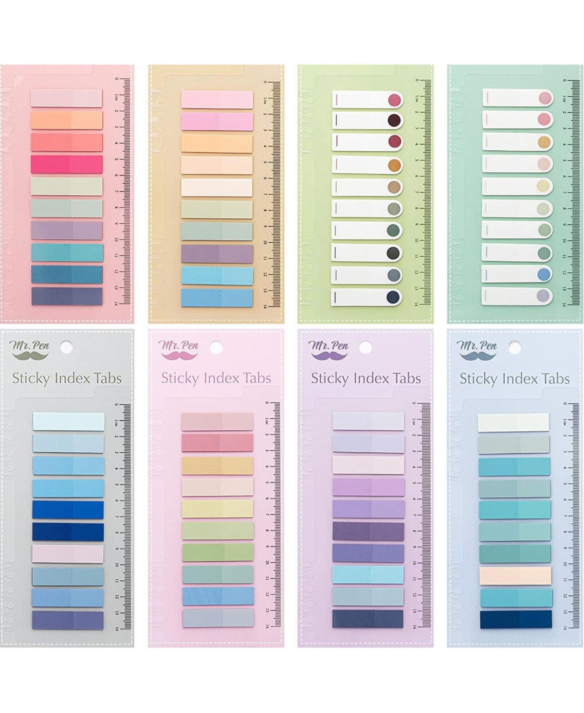 Click here for Mr. Pen Sticky Tabs - 1600 Pcs of Colorful Transpa... prices