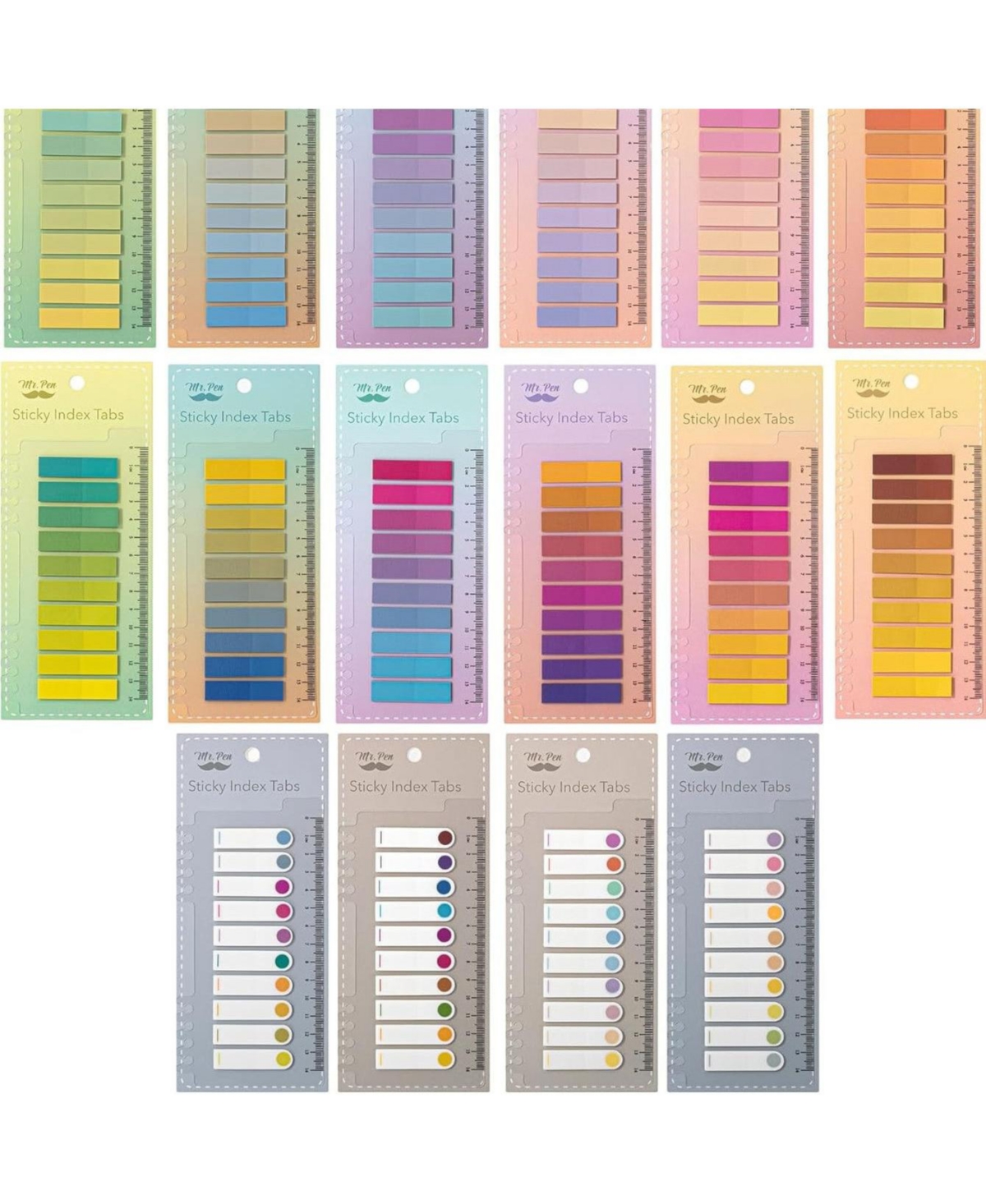 Click here for Mr. Pen Sticky Tabs  3200 Pcs  Colorful Book Tabs... prices