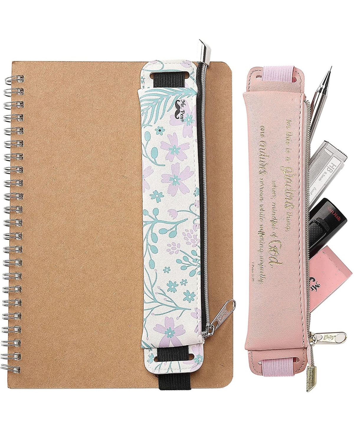 Click here for Mr. Pen Adjustable Leather Pen Holder  2 Pcs  8&#x... prices