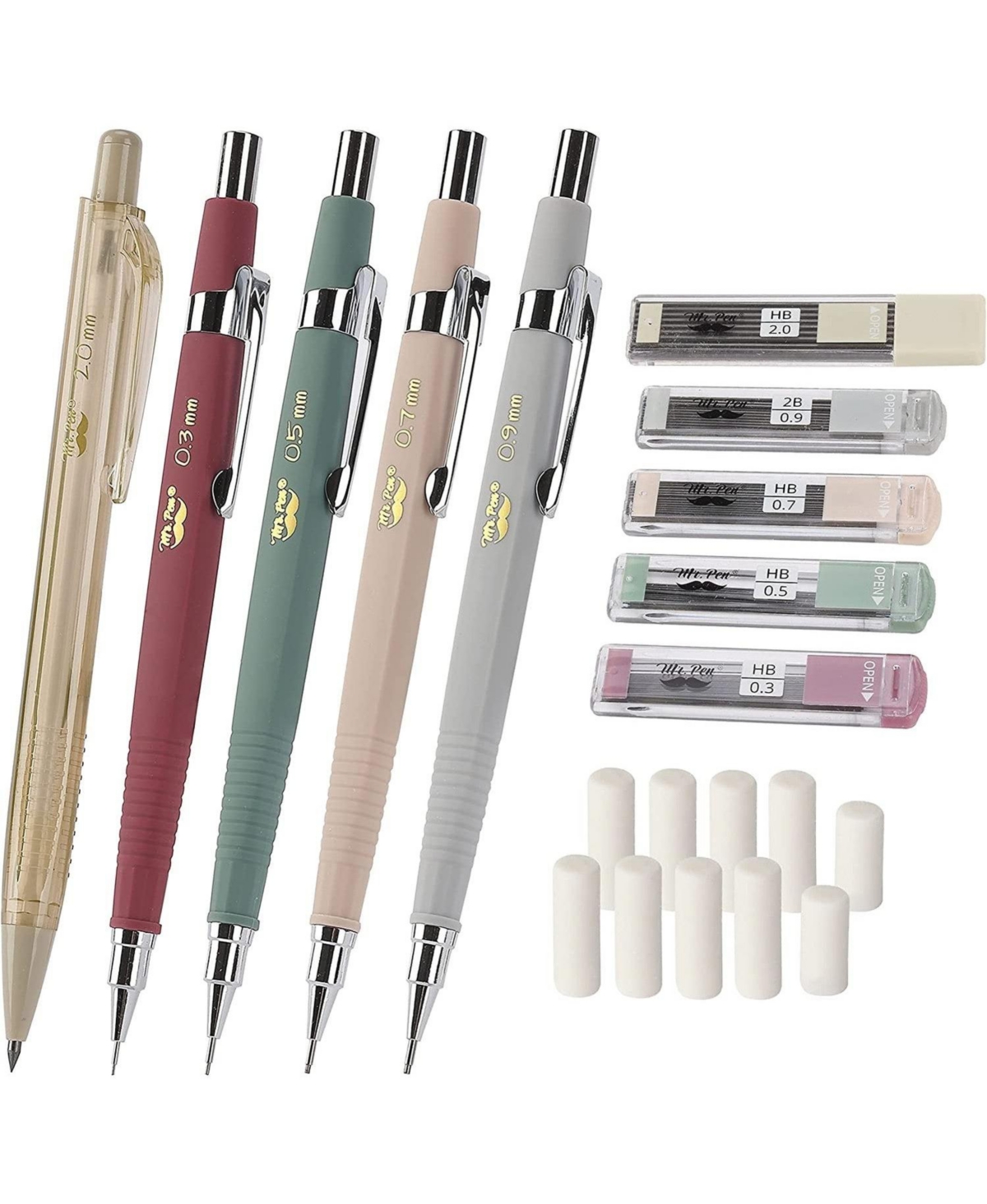 Click here for Mr. Pen Mechanical Pencil Set with Leads and Erase... prices