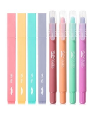 Mr. Pen Aesthetic Highlighter and Gel Highlighters, 8 Pack, Assorted ...