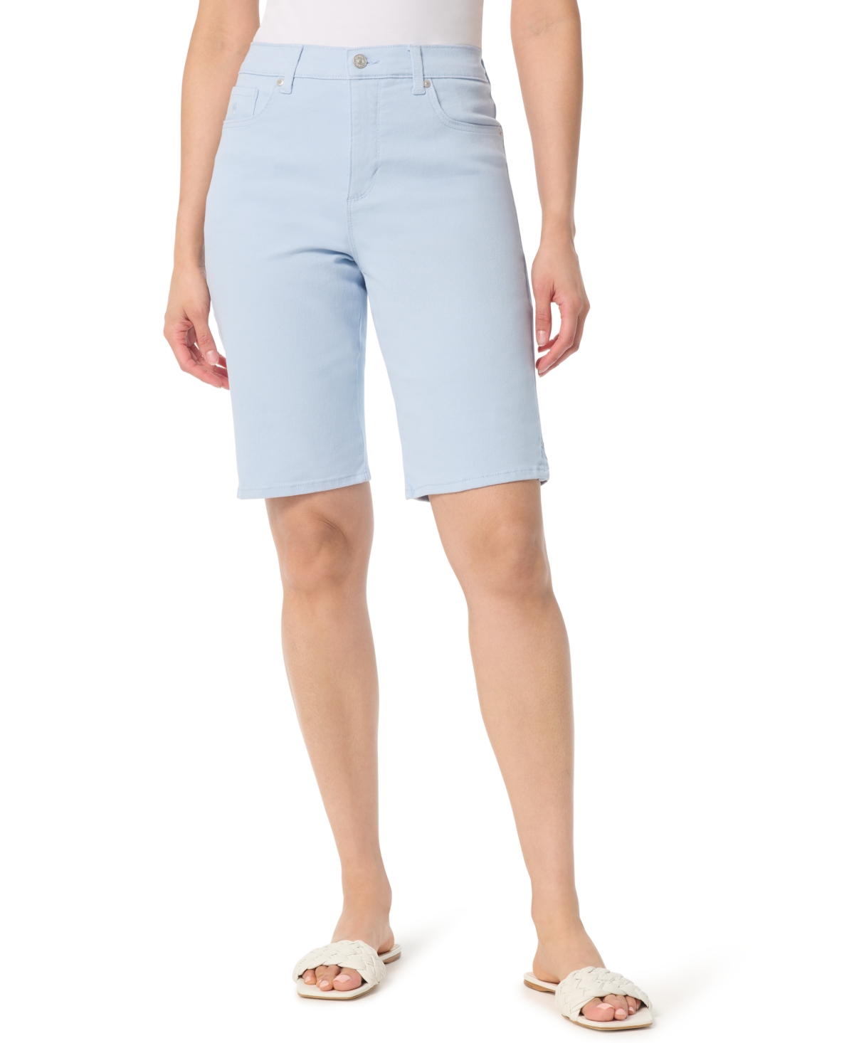 Click here for Gloria Vanderbilt Womens Amanda Bermuda Shorts - M... prices