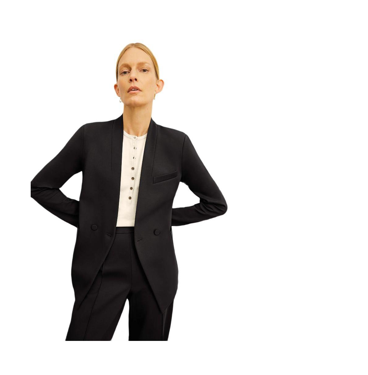 Click here for M.m.LaFleur Petite Butter Ponte Janette Blazer - B... prices