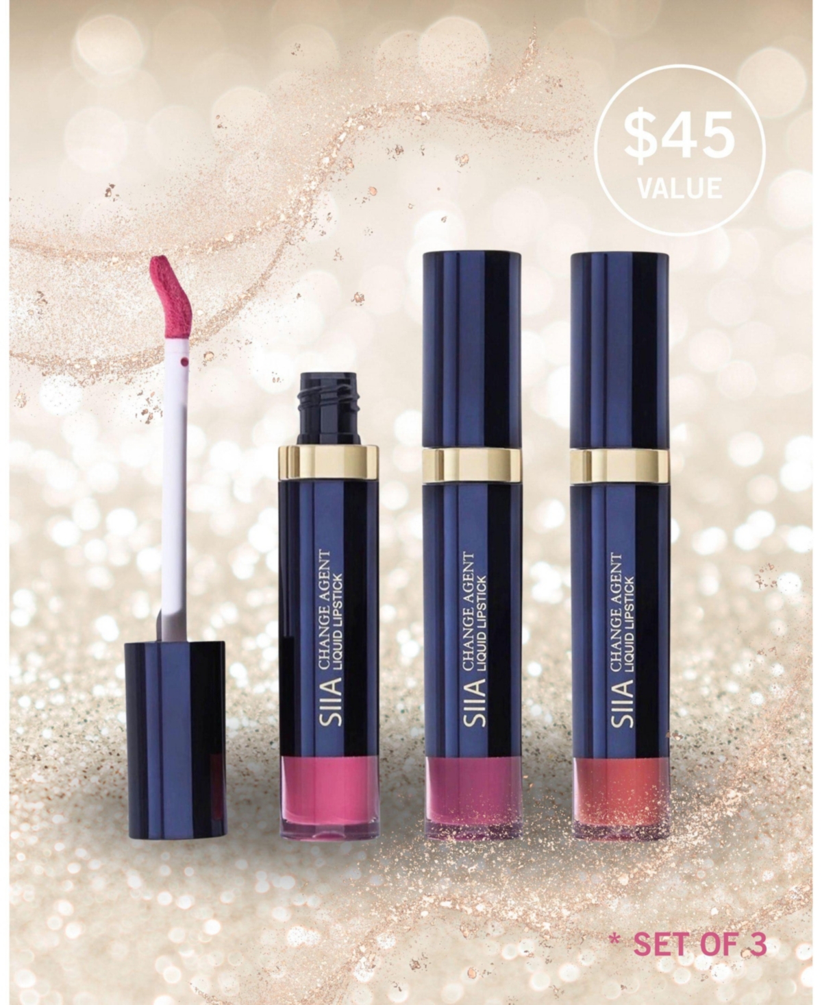 Click here for Siia Cosmetics 3-Pc. Liquid Lipstidck Trio Set - B... prices