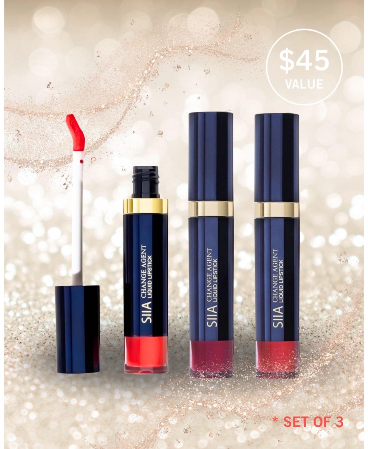 Click here for Siia Cosmetics 3-Pc. Liquid Lipstidck Trio Set - C... prices