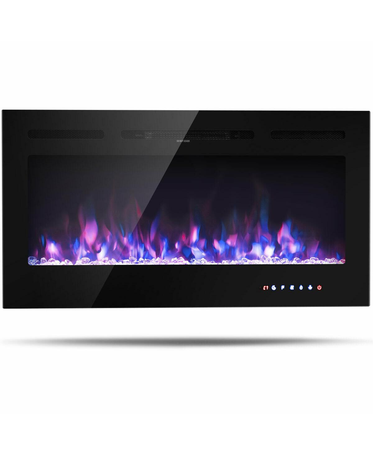 Click here for Sugift 40-Inch Electric Fireplace Recessed with Th... prices
