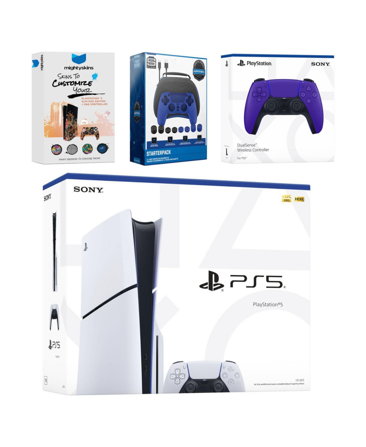 Click here for Sony PlayStation 5 Slim Disc Bundle Console - Gala... prices