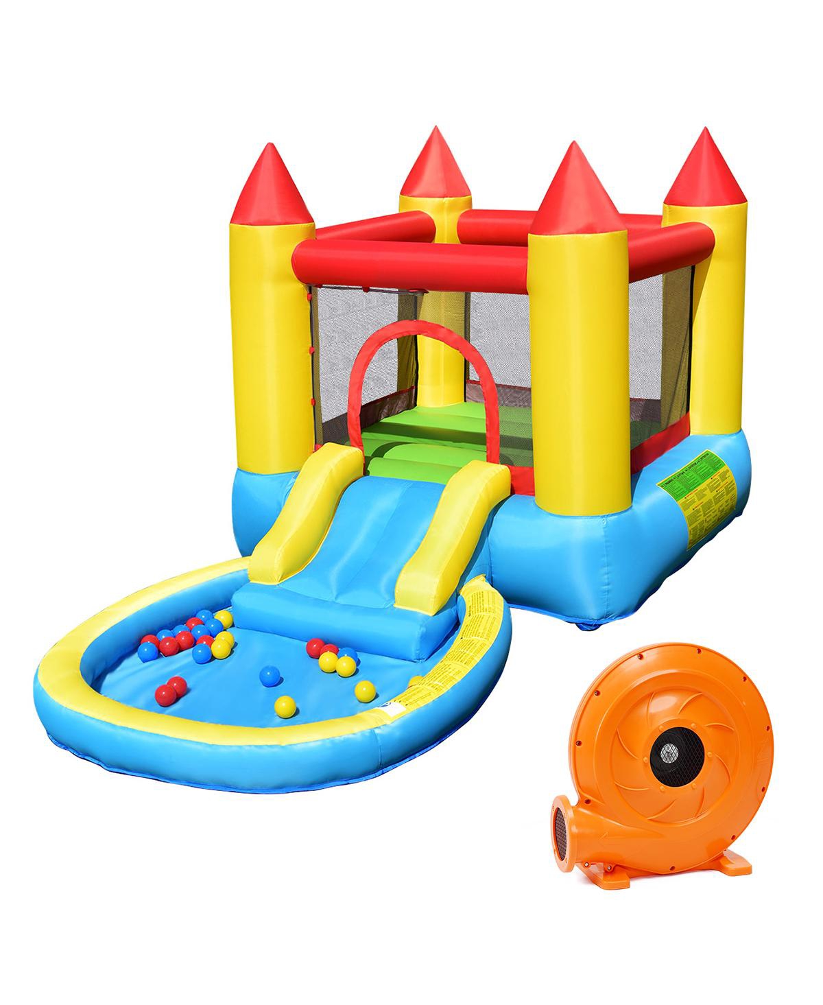 Click here for Inflatable Kids Slide Bounce House with 580w Blowe... prices