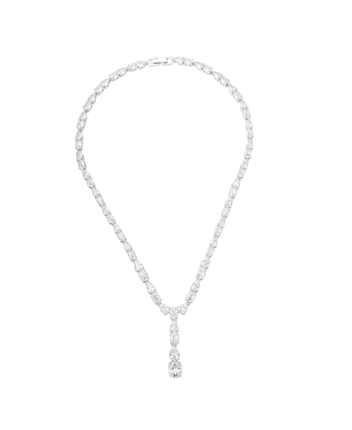 Click here for Untamed Petals Gravity Crystal Necklace - Silver prices