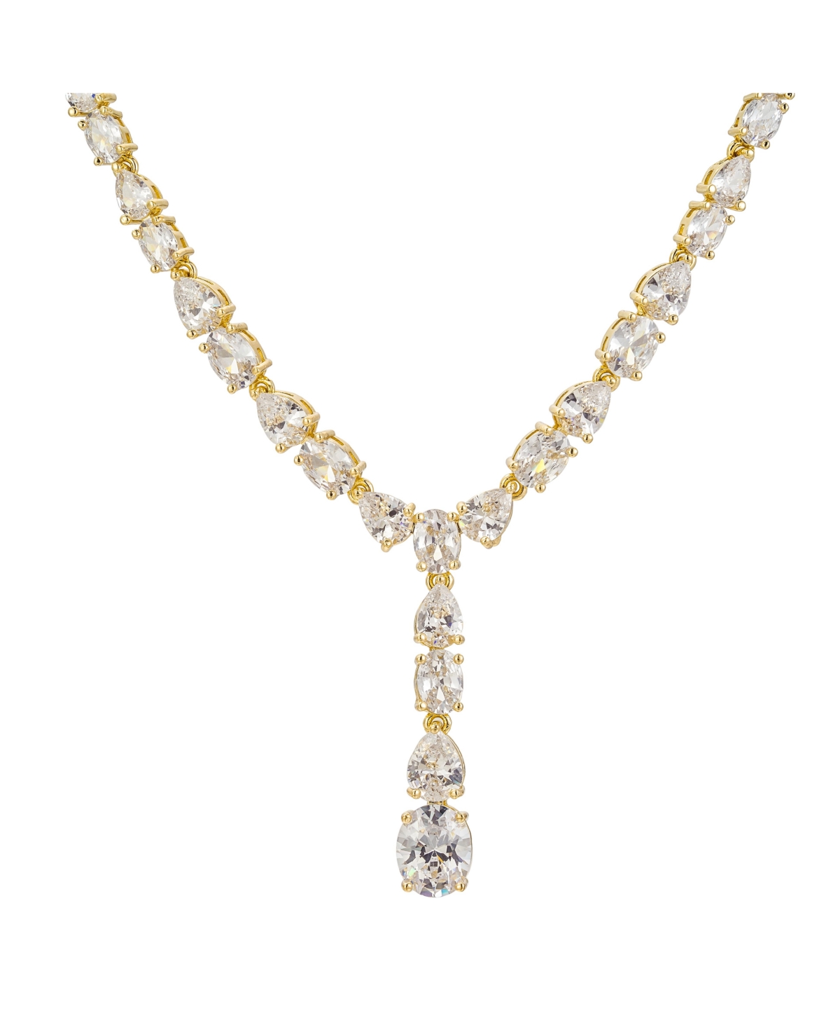 Click here for Untamed Petals Gravity Crystal Necklace - Gold prices