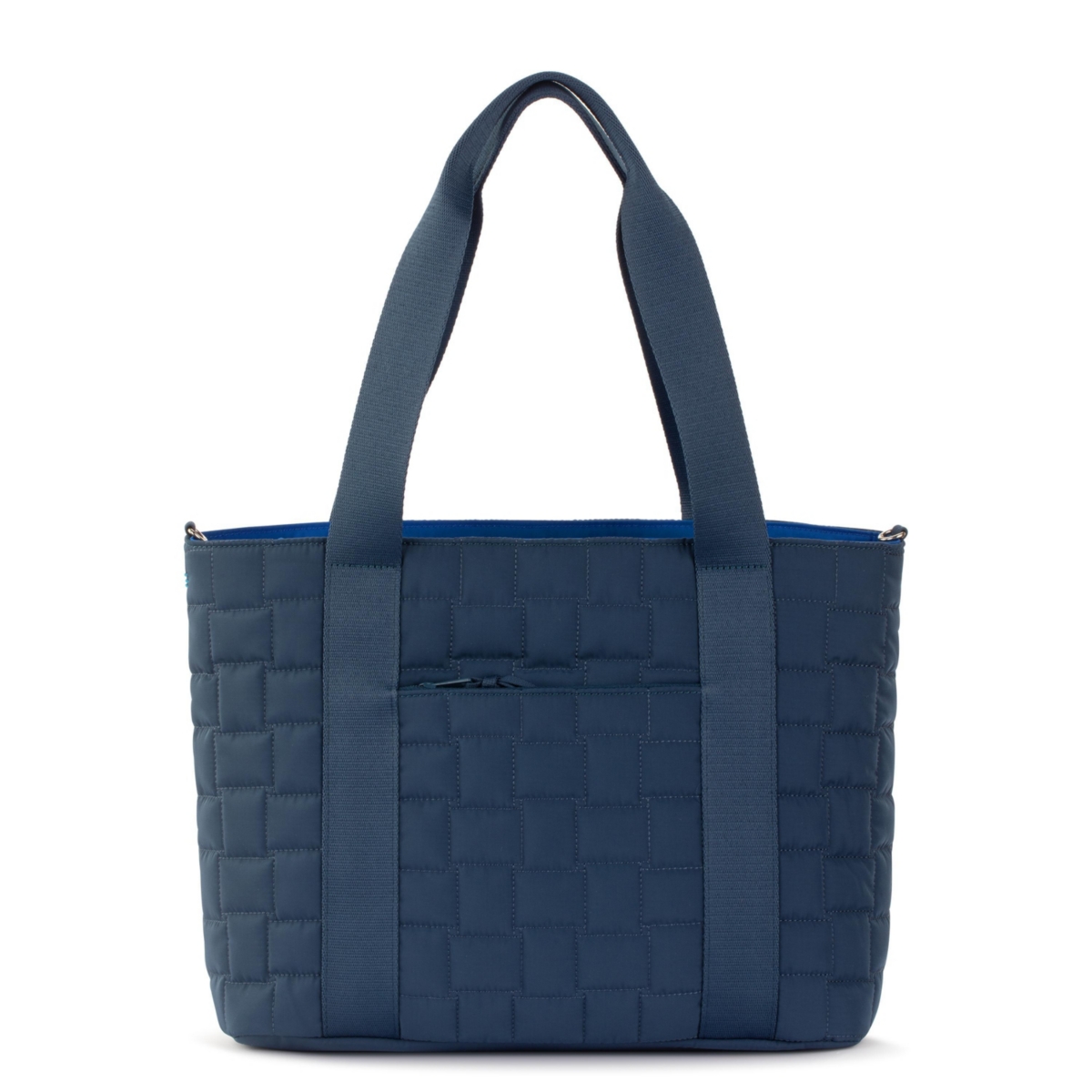 Click here for Sakroots Womens Arlo Tote - Indigo woven quilted prices