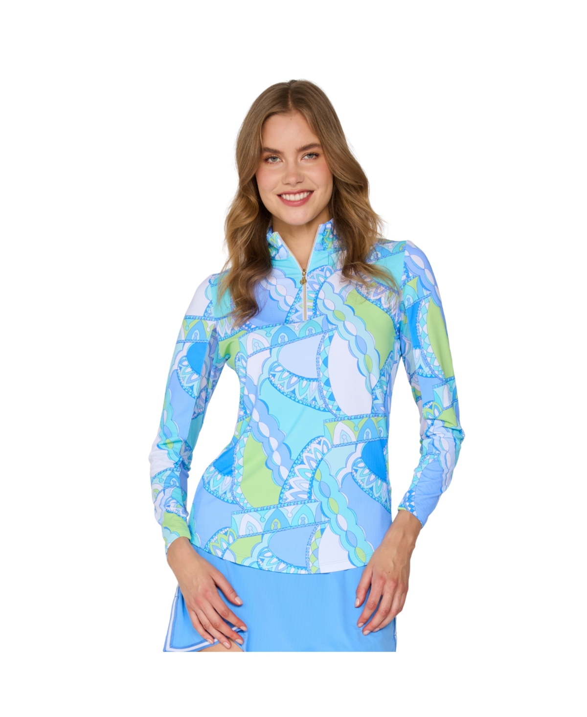 Click here for G Lifestyle Women Long Sleeve Mock Neck Top - Mont... prices