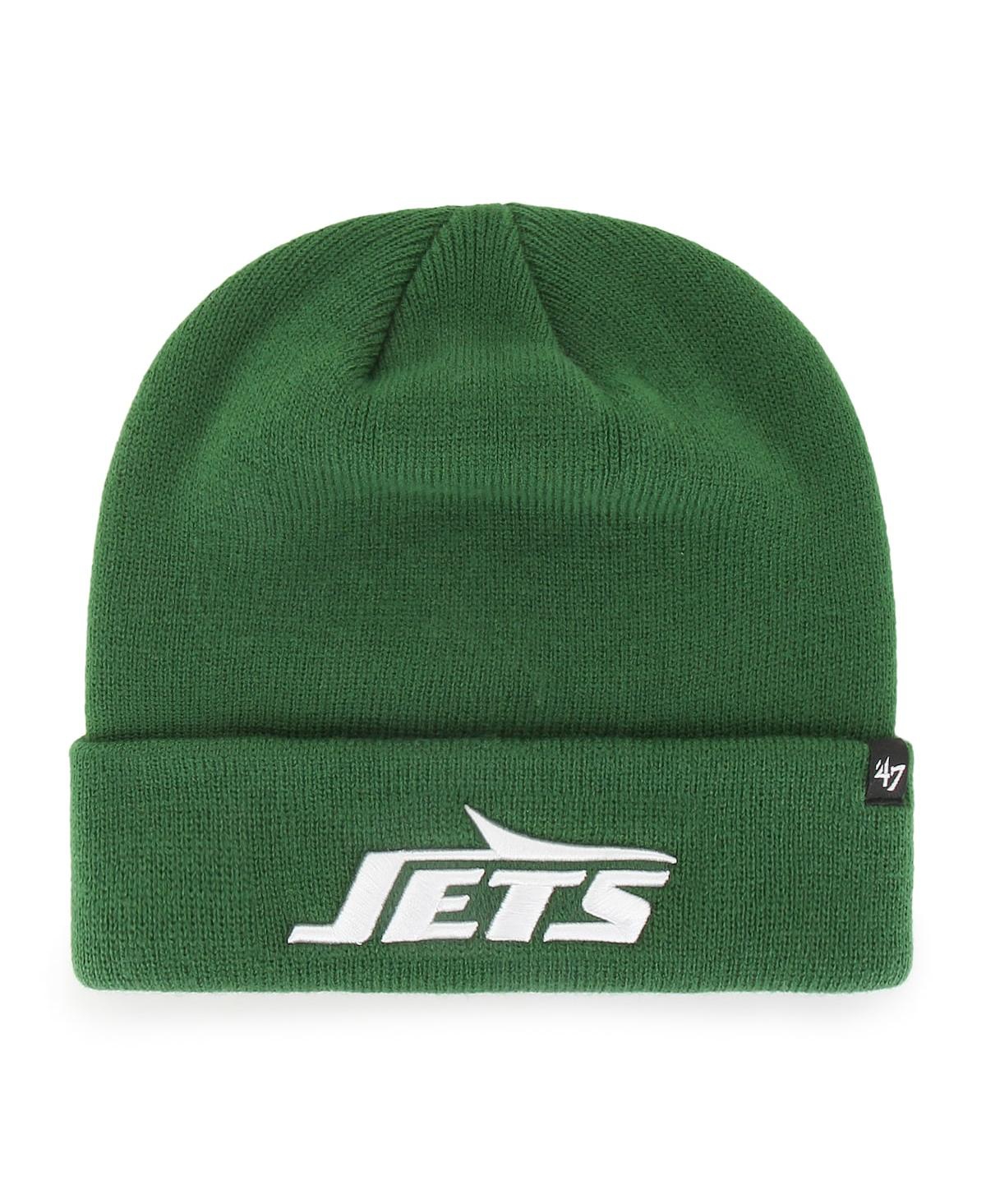 Click here for Mens Green New York Jets Primary Cuffed Knit Hat -... prices