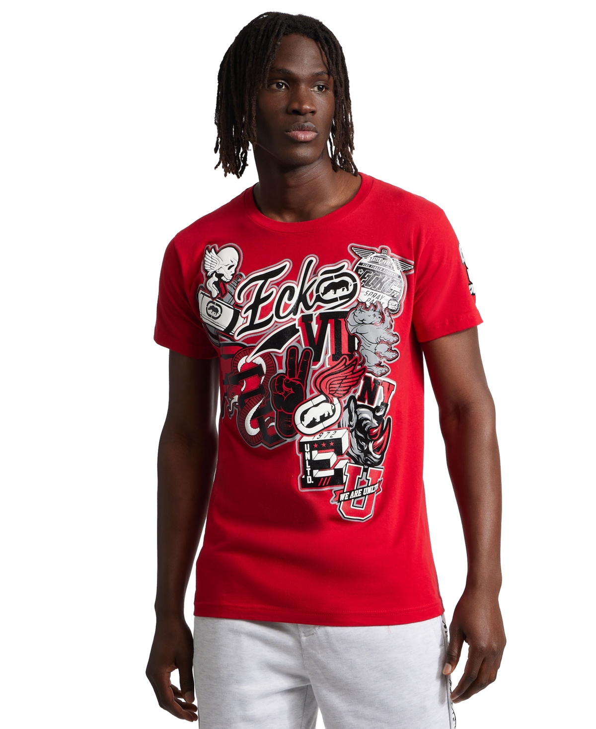 Click here for Ecko Unltd Mens Fan Favorites Graphic-Print T-Shir... prices