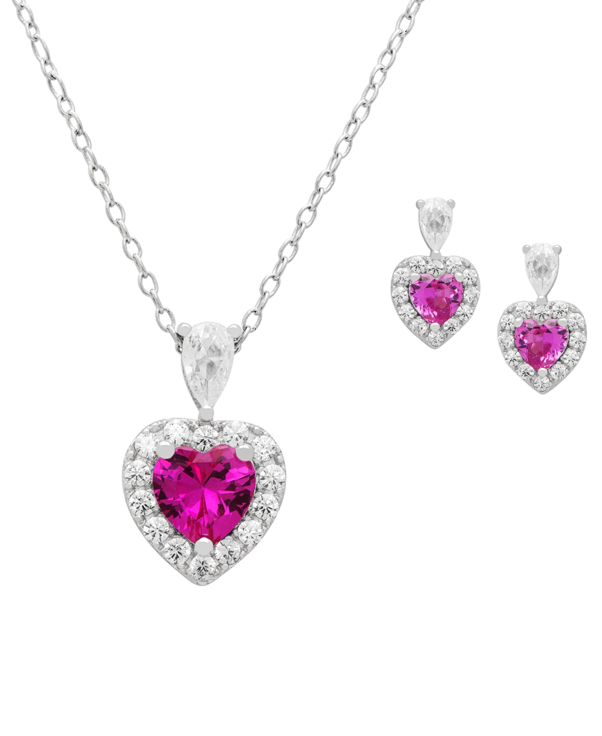 Click here for Macys 2-Pc. Lab-Grown Pink (3.1 ct. t.w.) & White... prices