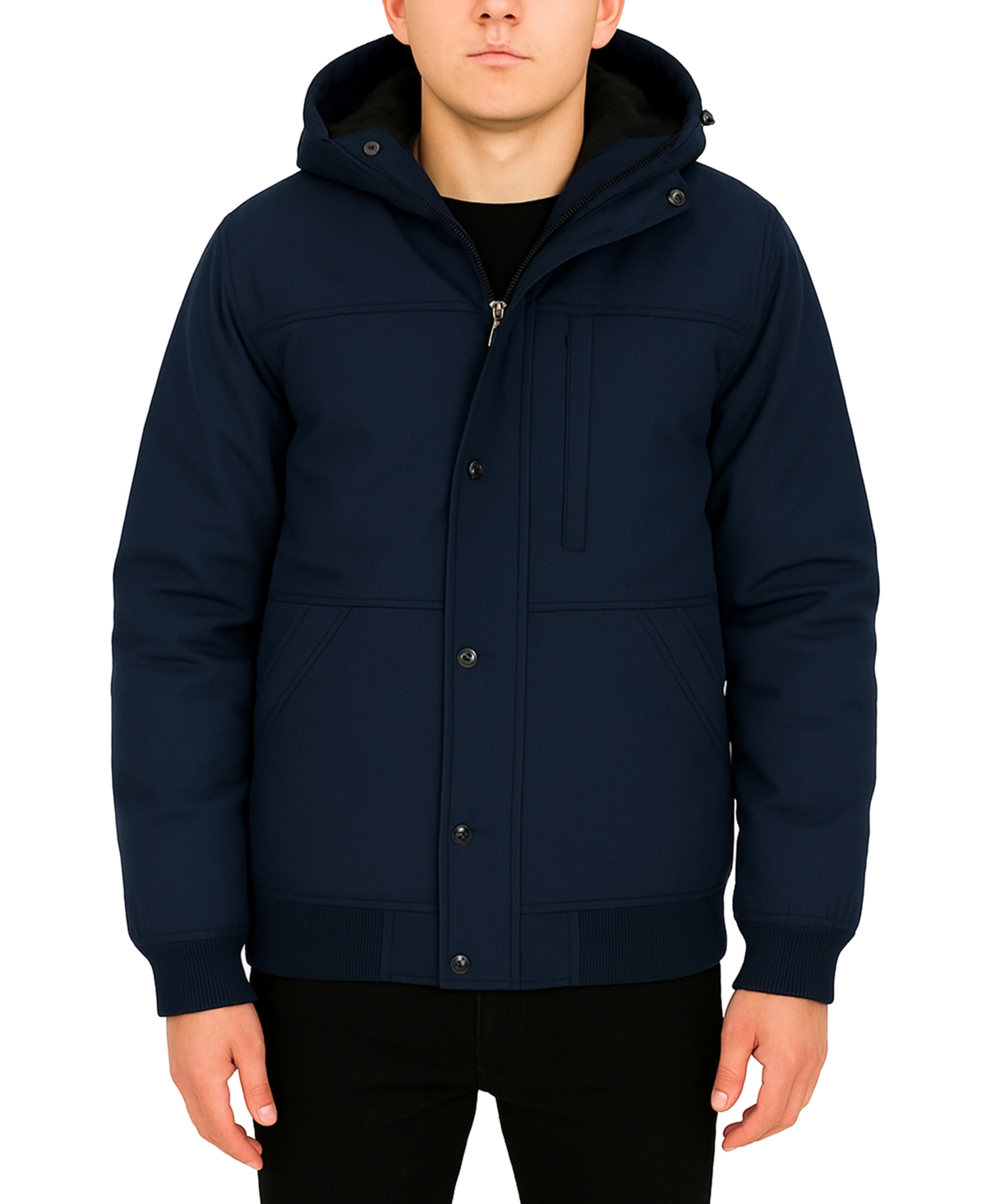 Click here for Spire By Galaxy Mens Full-Zipper Jacket - Navy prices