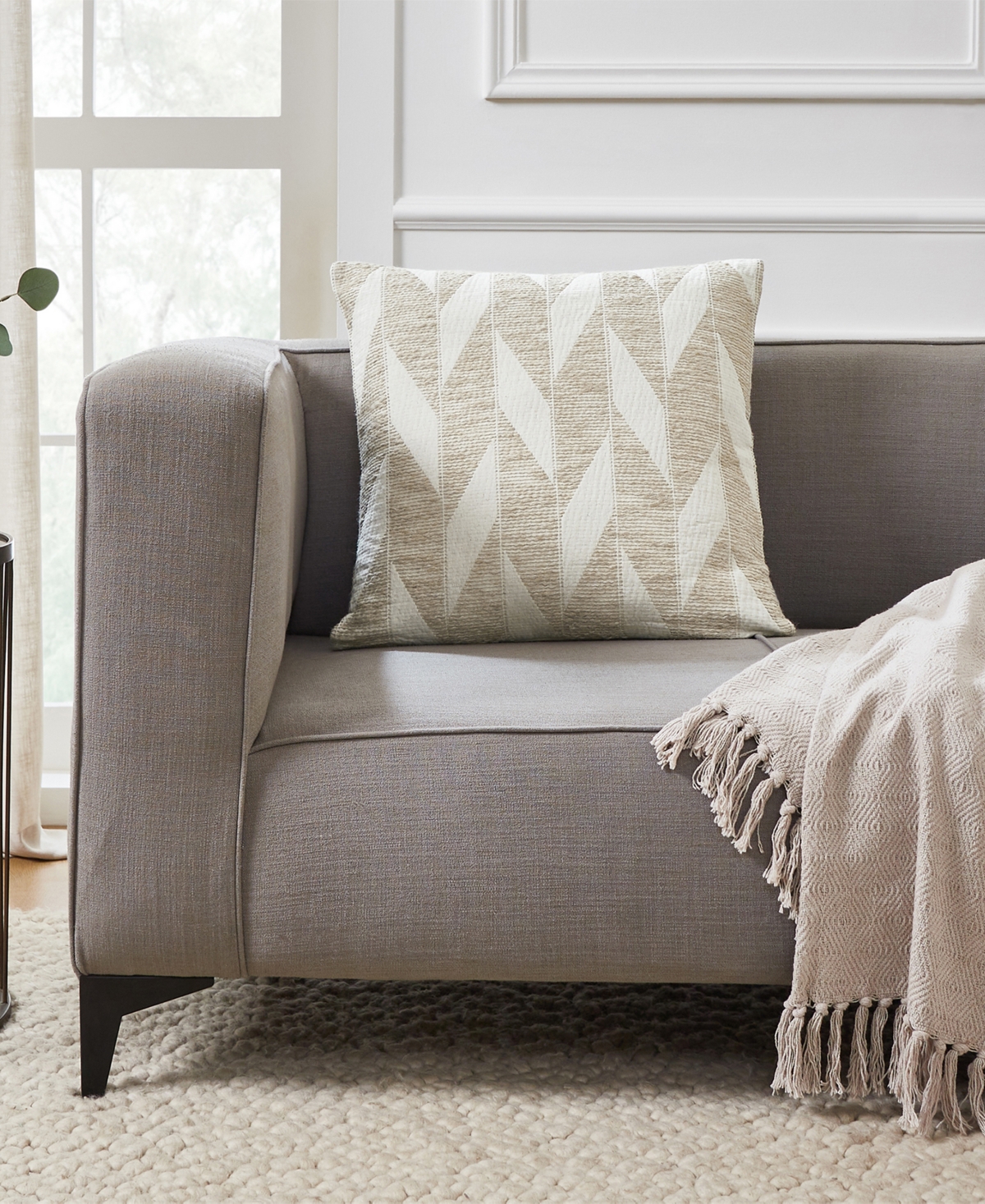 Click here for Tahari Home Amelia Diagonal Decorative Pillow  20... prices