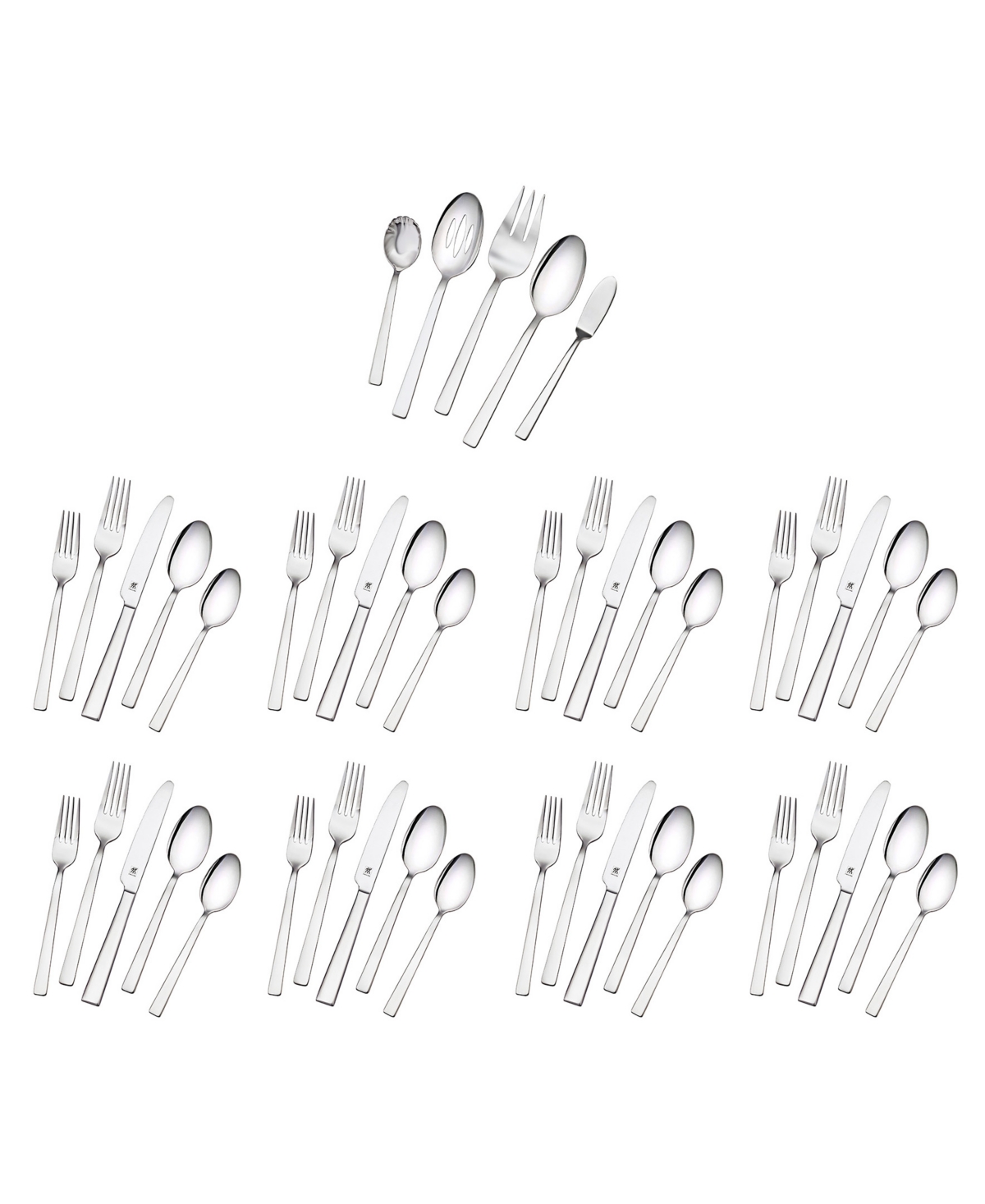 Click here for Zwilling King Flatware Set  45 Piece - Silver-tone prices