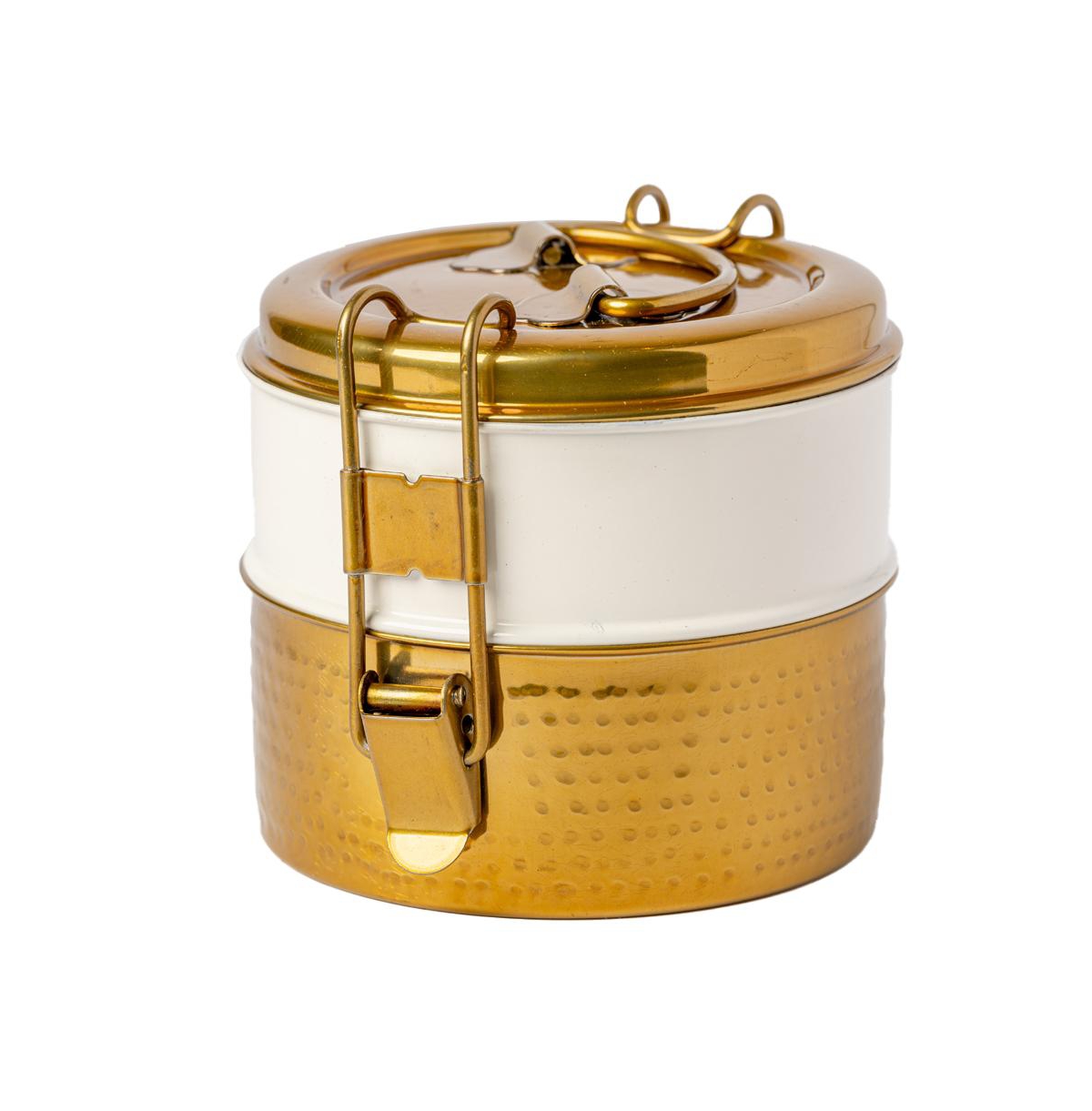 Click here for Verve Culture Tiffin Boxes -Medium 2 layer - Gold prices