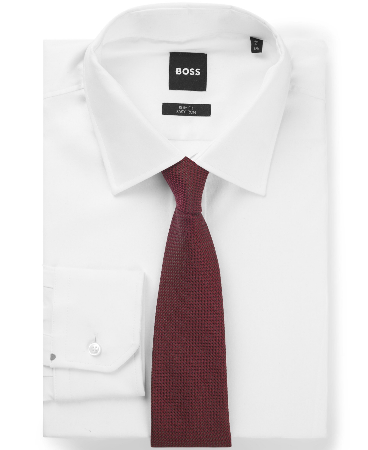 Click here for Boss by Hugo Boss Mens Cotton Silk Structured Tie... prices