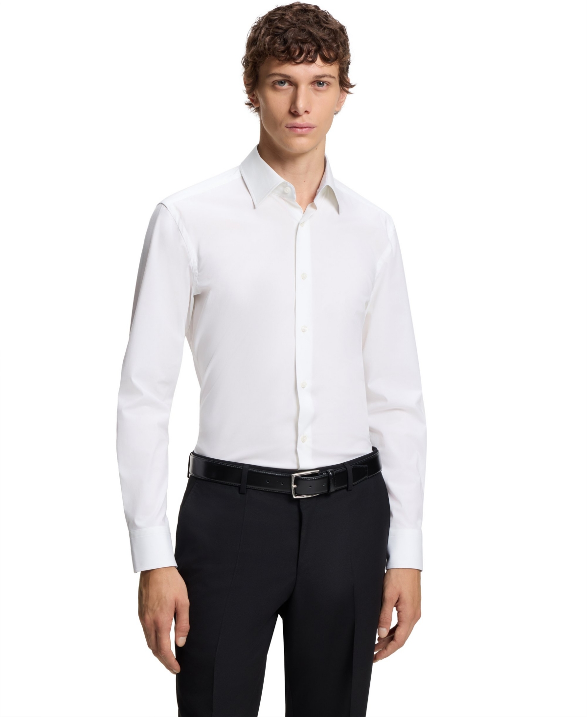 Click here for Boss by Hugo Boss Mens Easy-Iron Stretch-Cotton Po... prices