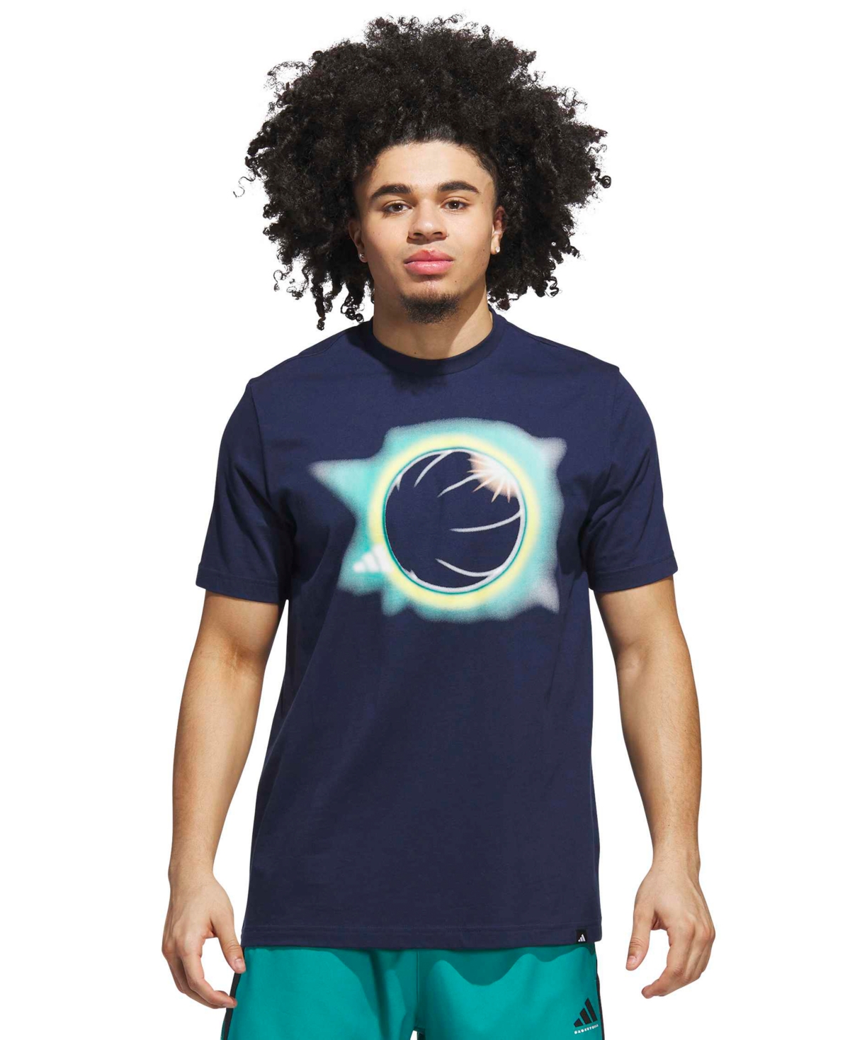 Click here for adidas Mens Eclipsed Graphic T-Shirt - Navy prices
