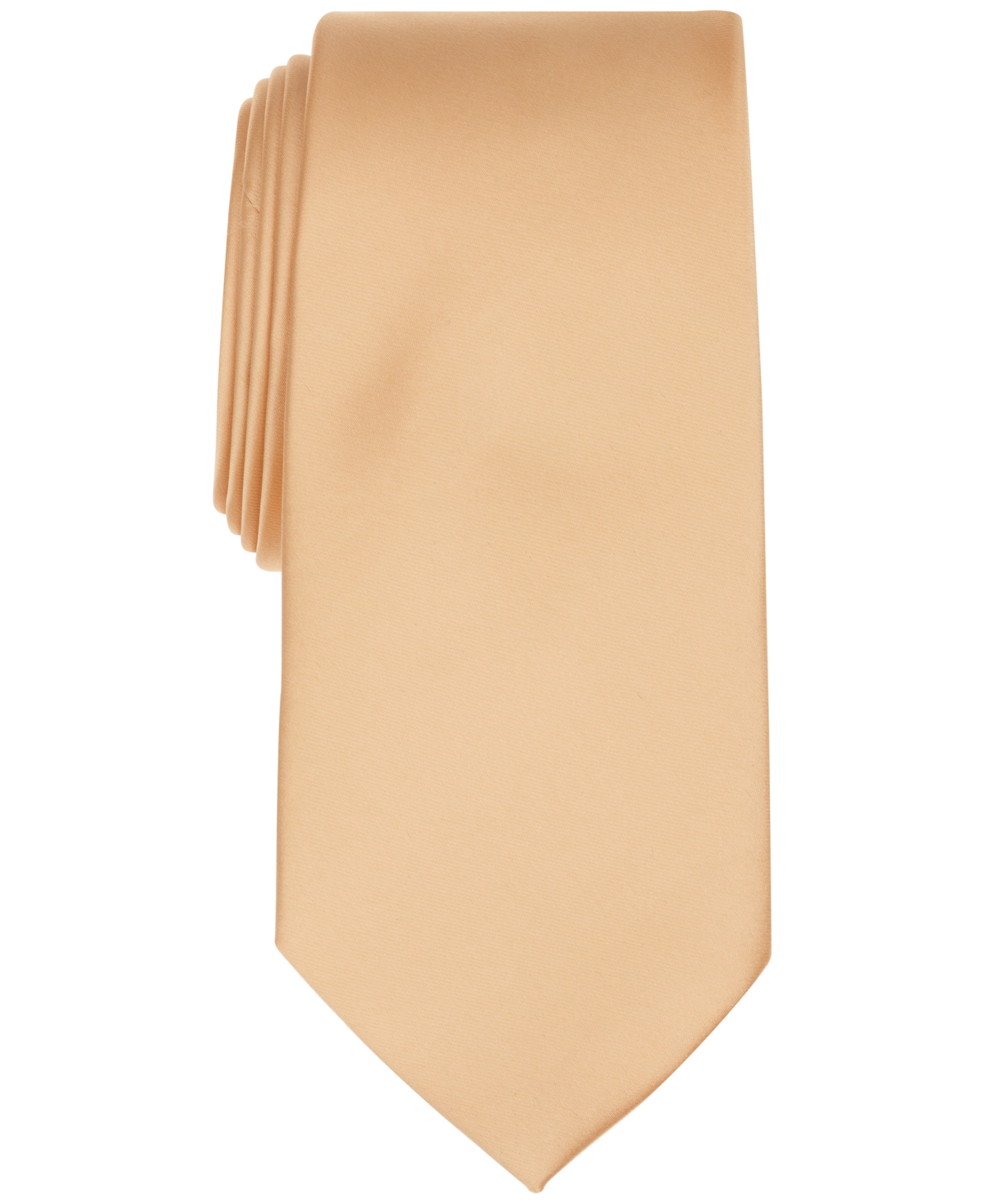 Click here for Mens Perry Ellis Satin Solid Tie - Champagne prices