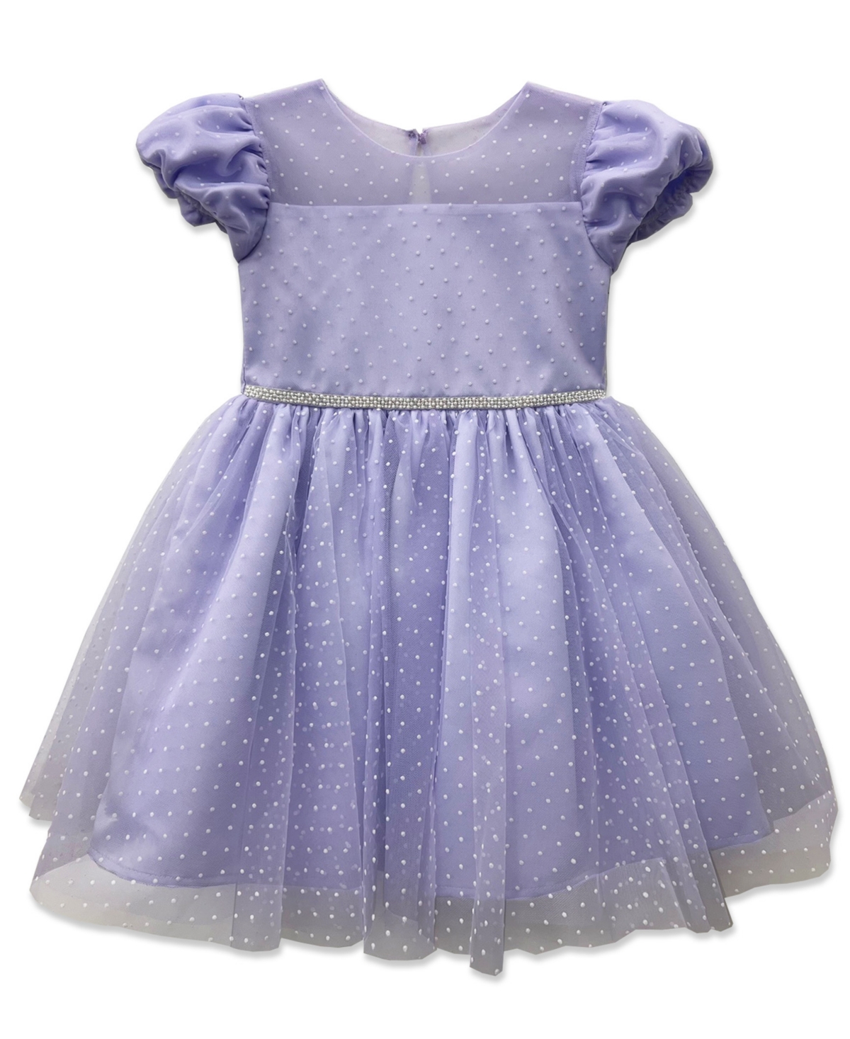 Click here for Blueberi Boulevard Girls 2T-6X Puff-Sleeve Flock M... prices