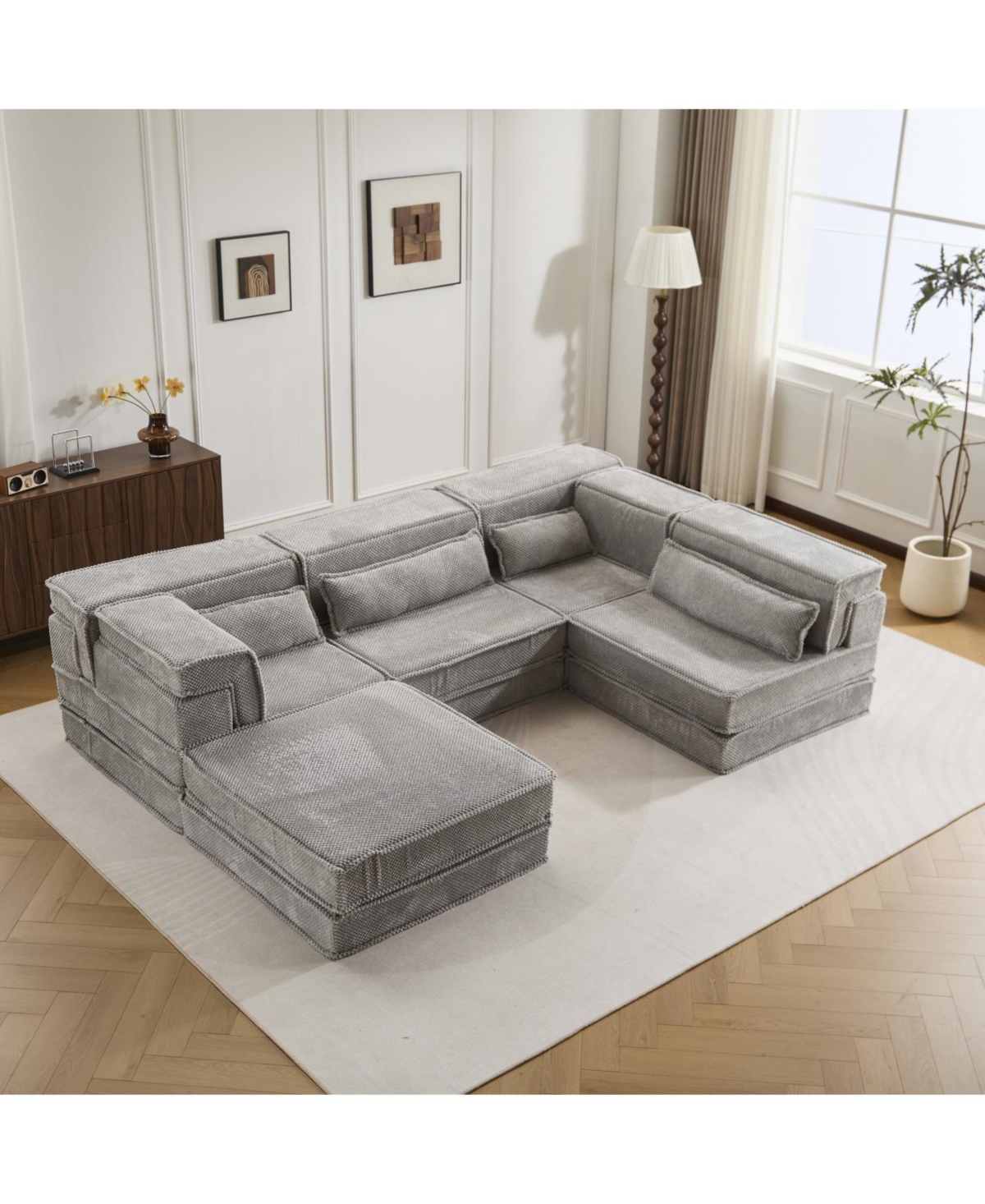 Click here for Streamdale Furniture 86" Modern Chenille 3-Se... prices