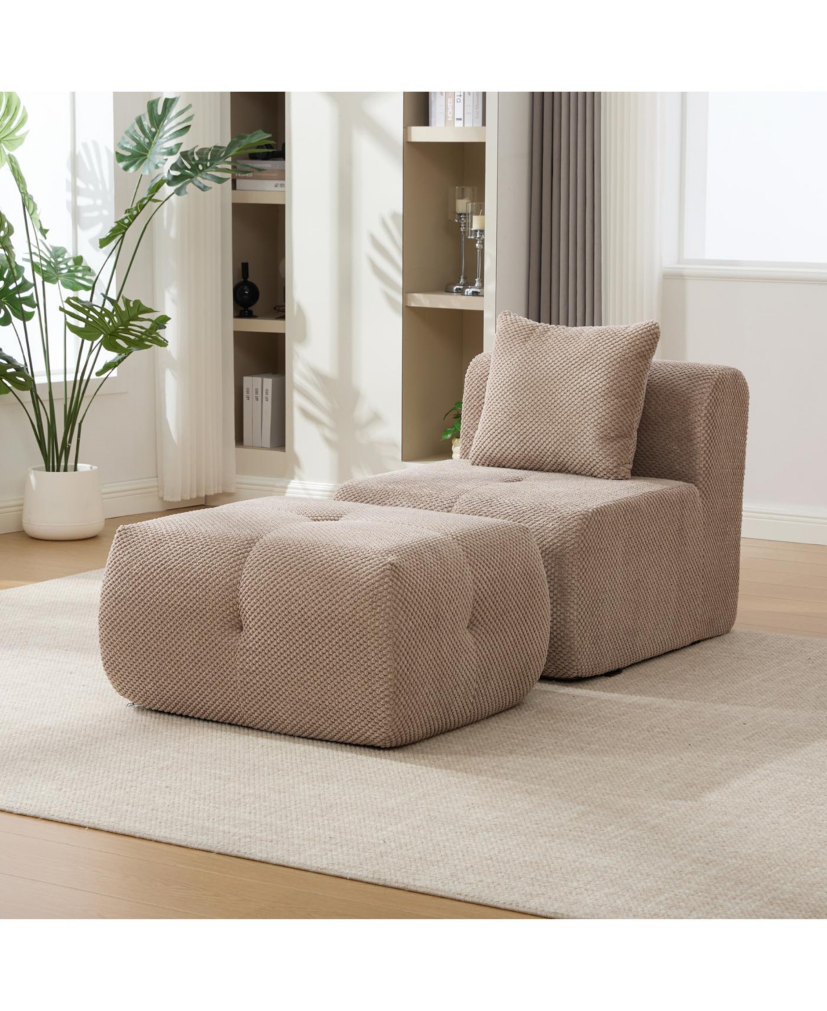 Click here for Streamdale 31" Modular Cloud Armless Chair wi... prices