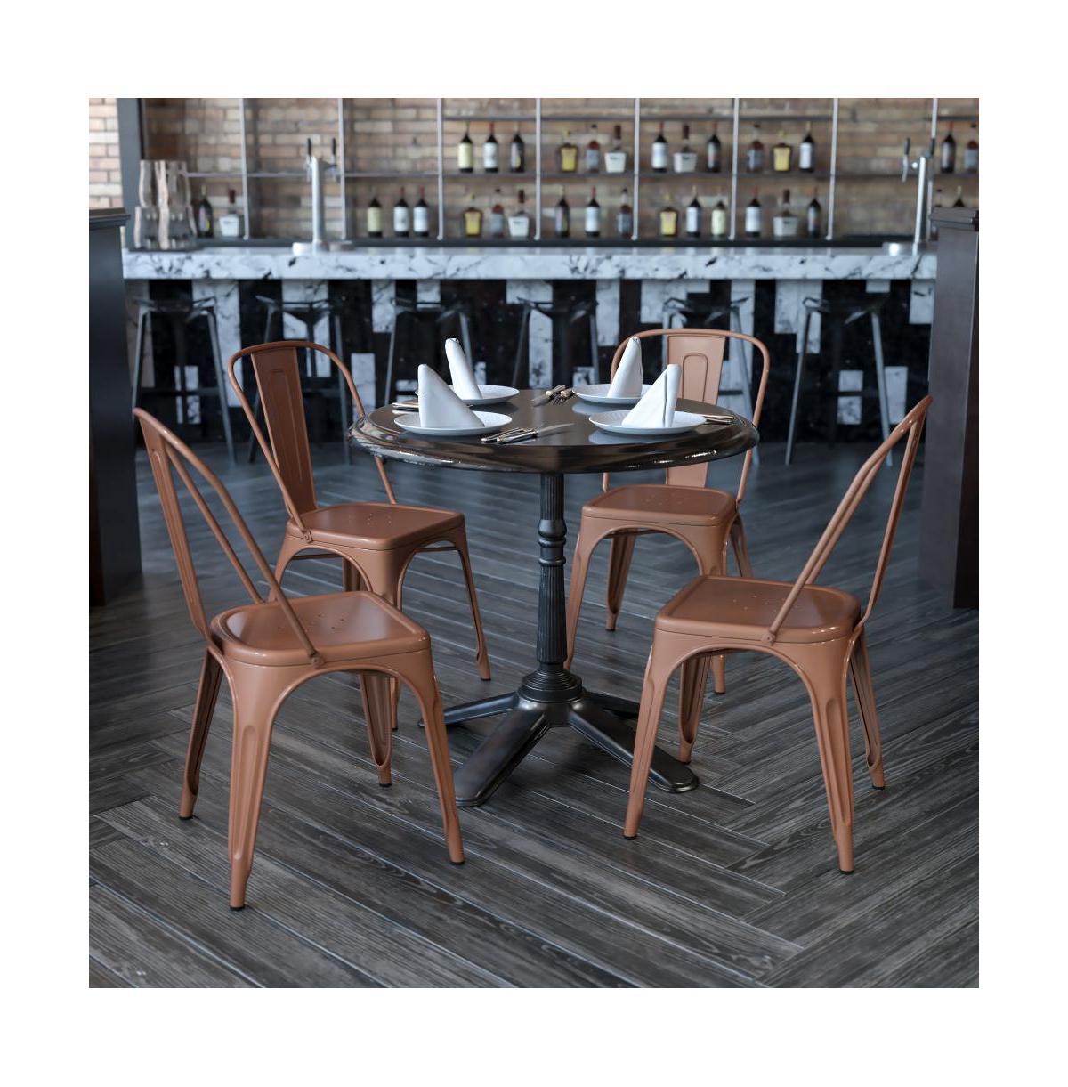 Click here for Emma+Oliver Commercial Grade 4 Pack Metal Indoor-O... prices