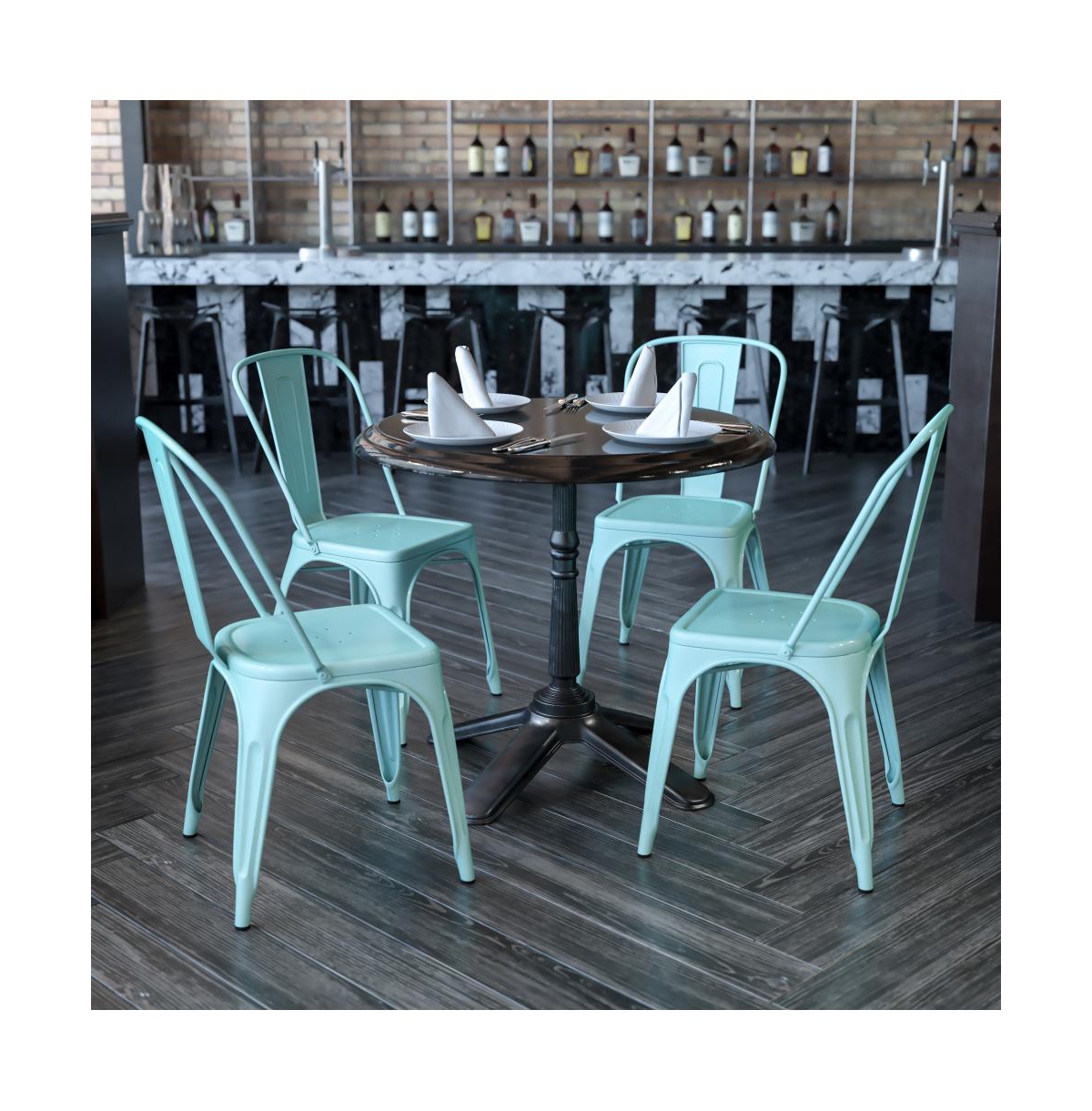 Click here for Emma+Oliver Commercial Grade 4 Pack Metal Indoor-O... prices