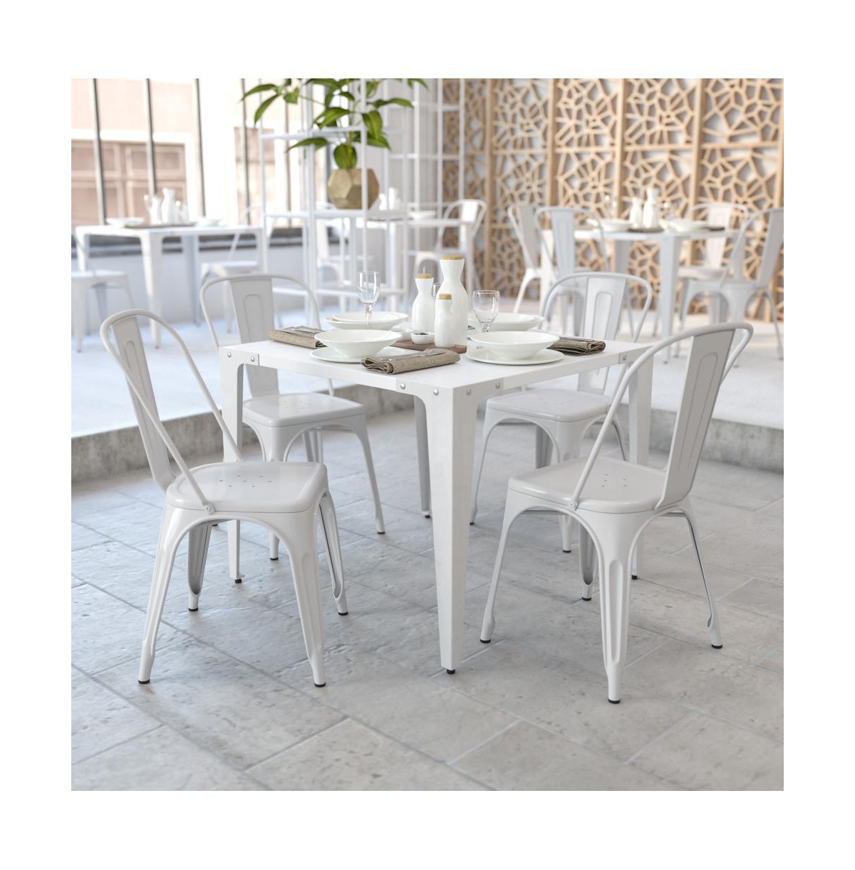 Click here for Emma+Oliver Commercial Grade 4 Pack Metal Indoor-O... prices