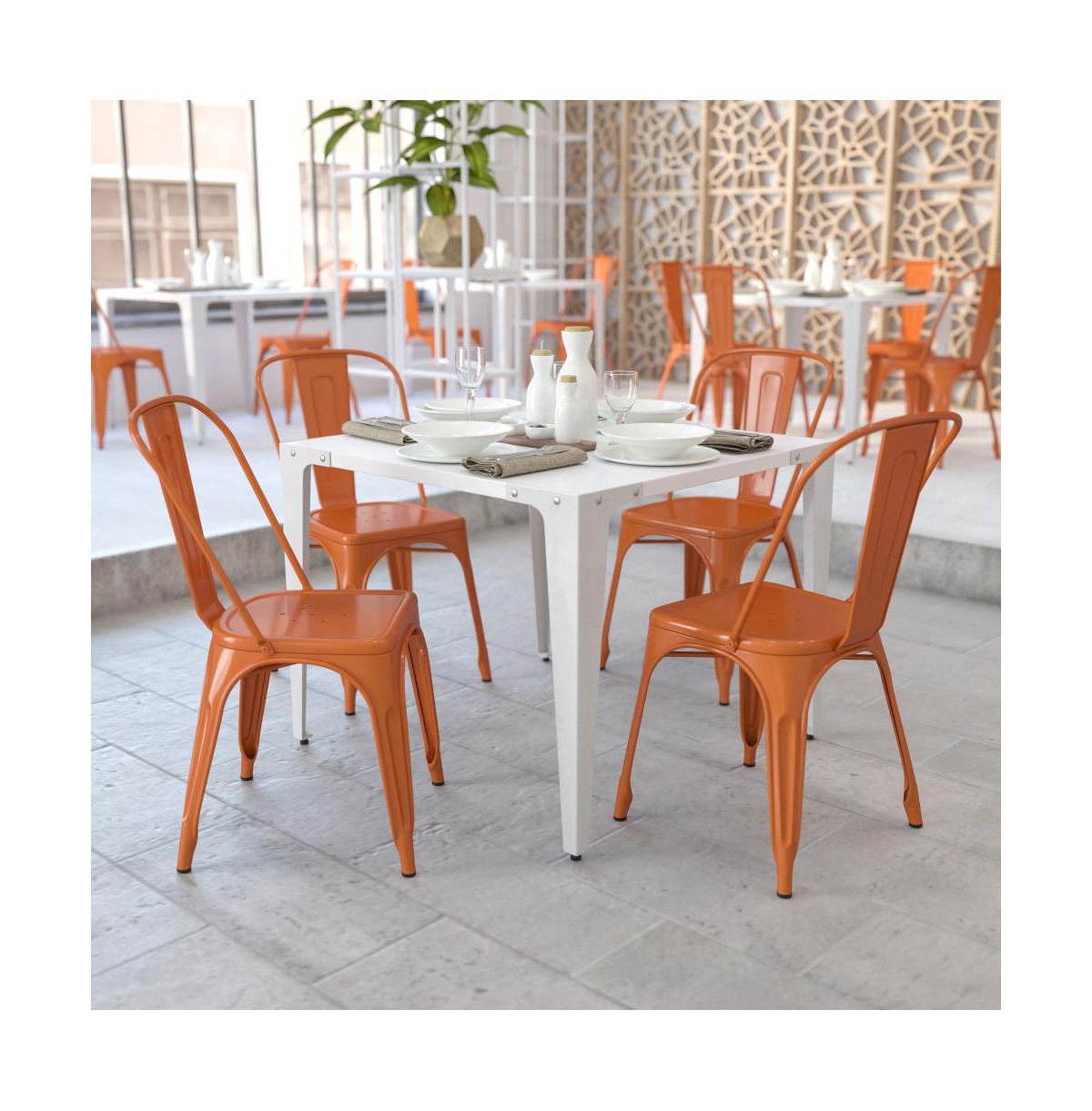 Click here for Emma+Oliver Commercial Grade 4 Pack Metal Indoor-O... prices