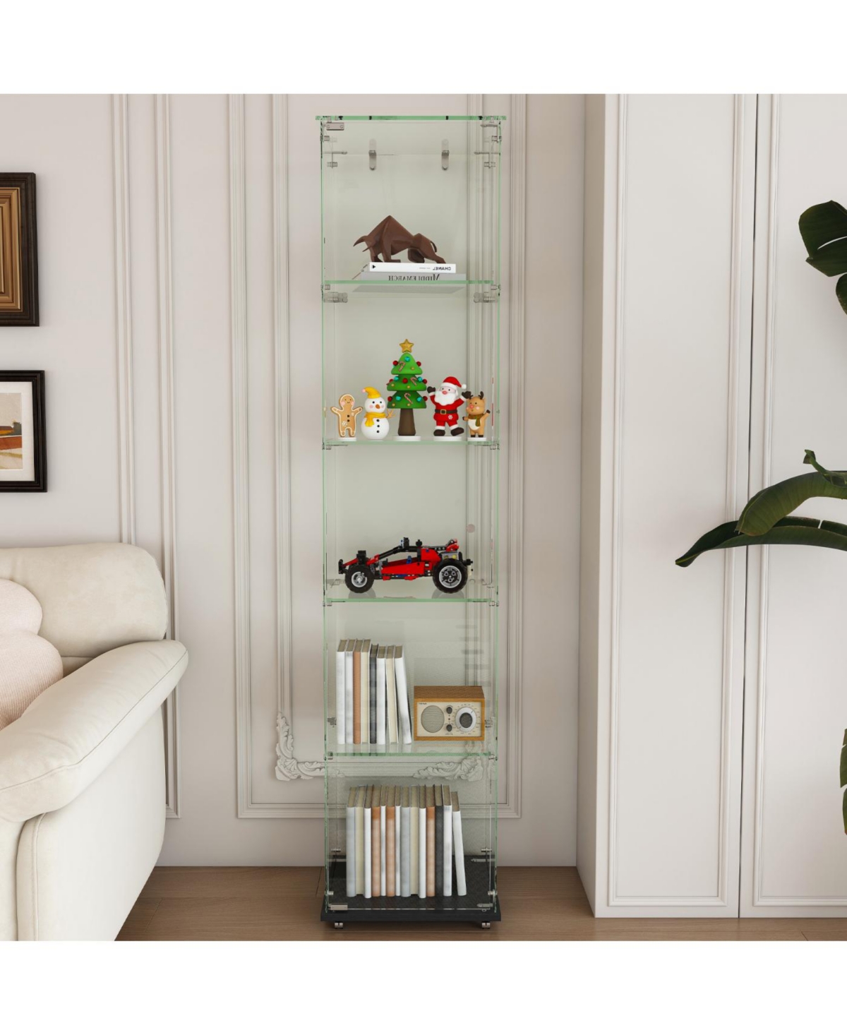 Click here for Streamdale Furniture Premium 5-Tier Glass Display... prices