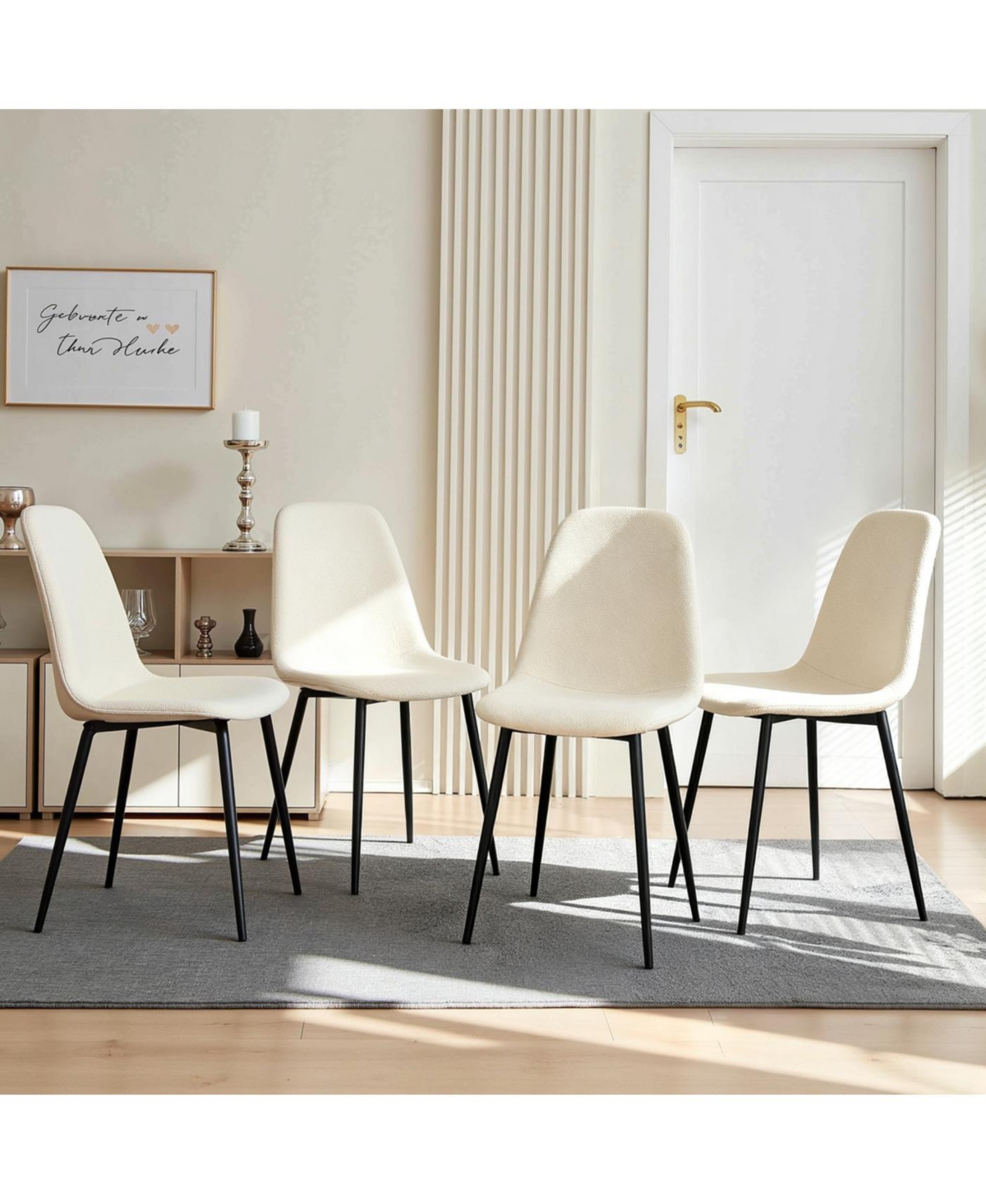 Click here for Streamdale Furniture Modern Knit Fabric Dining Cha... prices