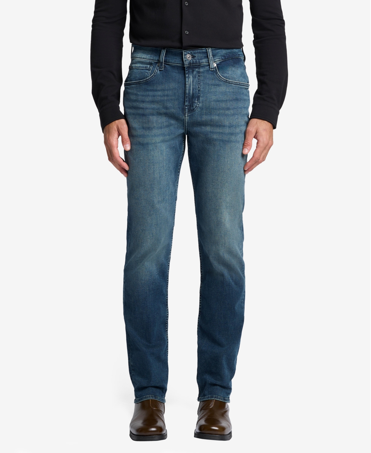 Click here for 7 For All Mankind Mens Slimmy Slim-Fit Jeans - Bre... prices