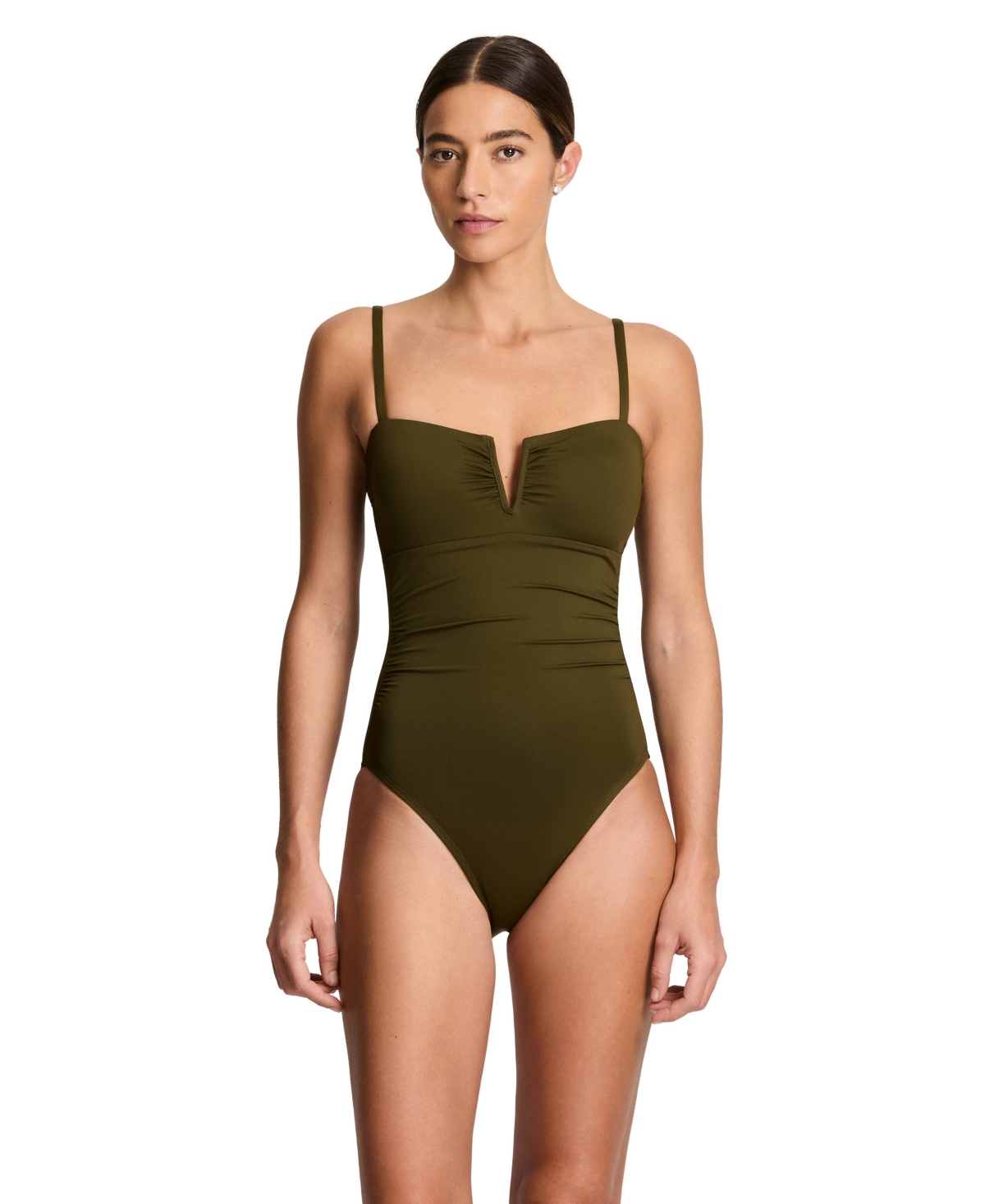 Click here for Lauren Ralph Lauren Womens V-Wire One-Piece Swimsu... prices